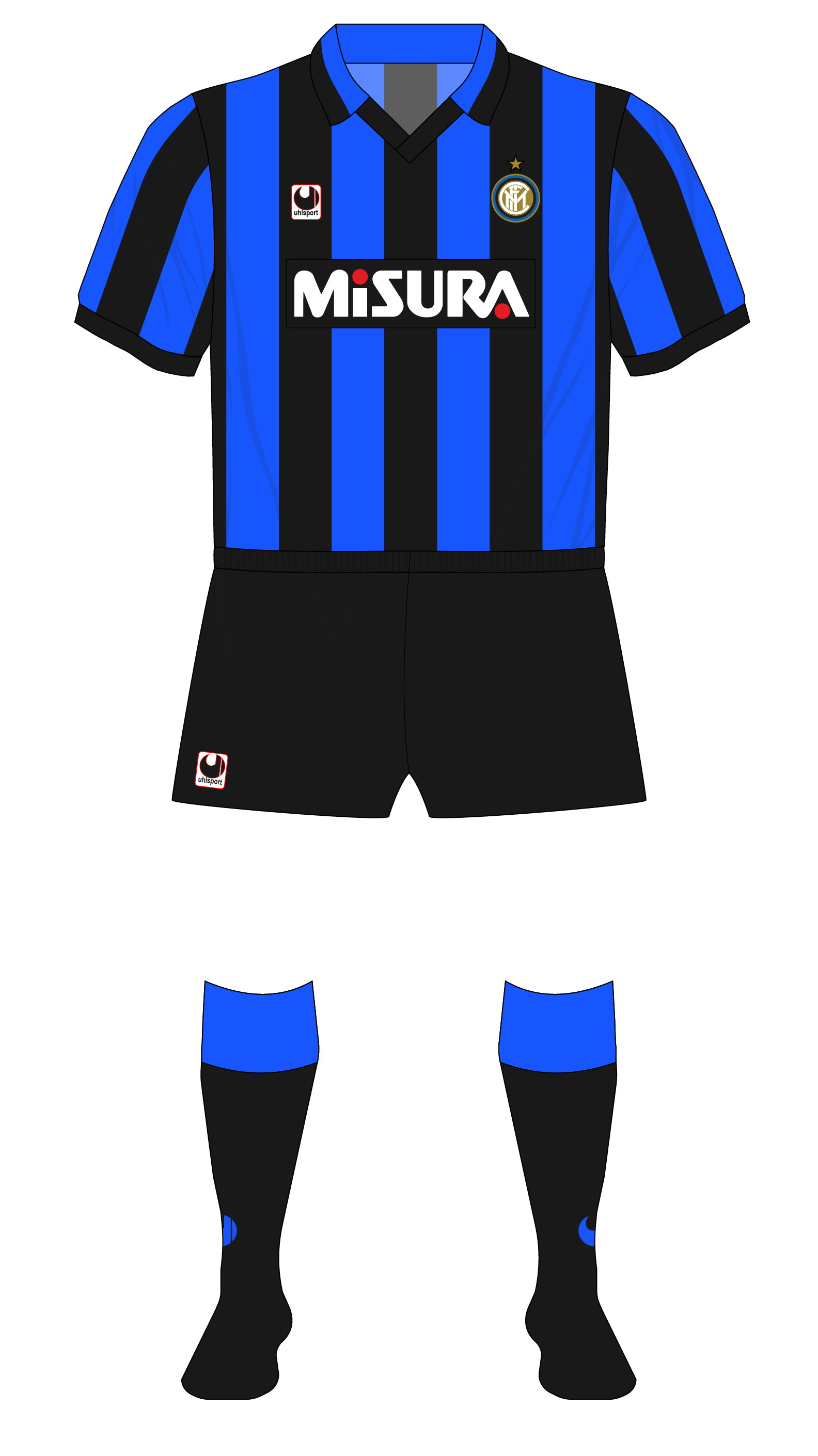 Internazionale-Milan-1990-1991-Uhlsport-maglia-01 – Museum of Jerseys