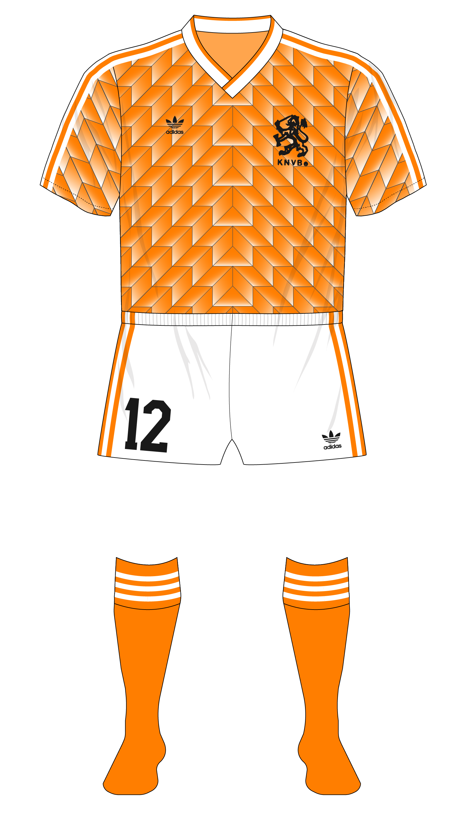 Netherlands-1988-adidas-home-Euro-88-01 – Museum of Jerseys