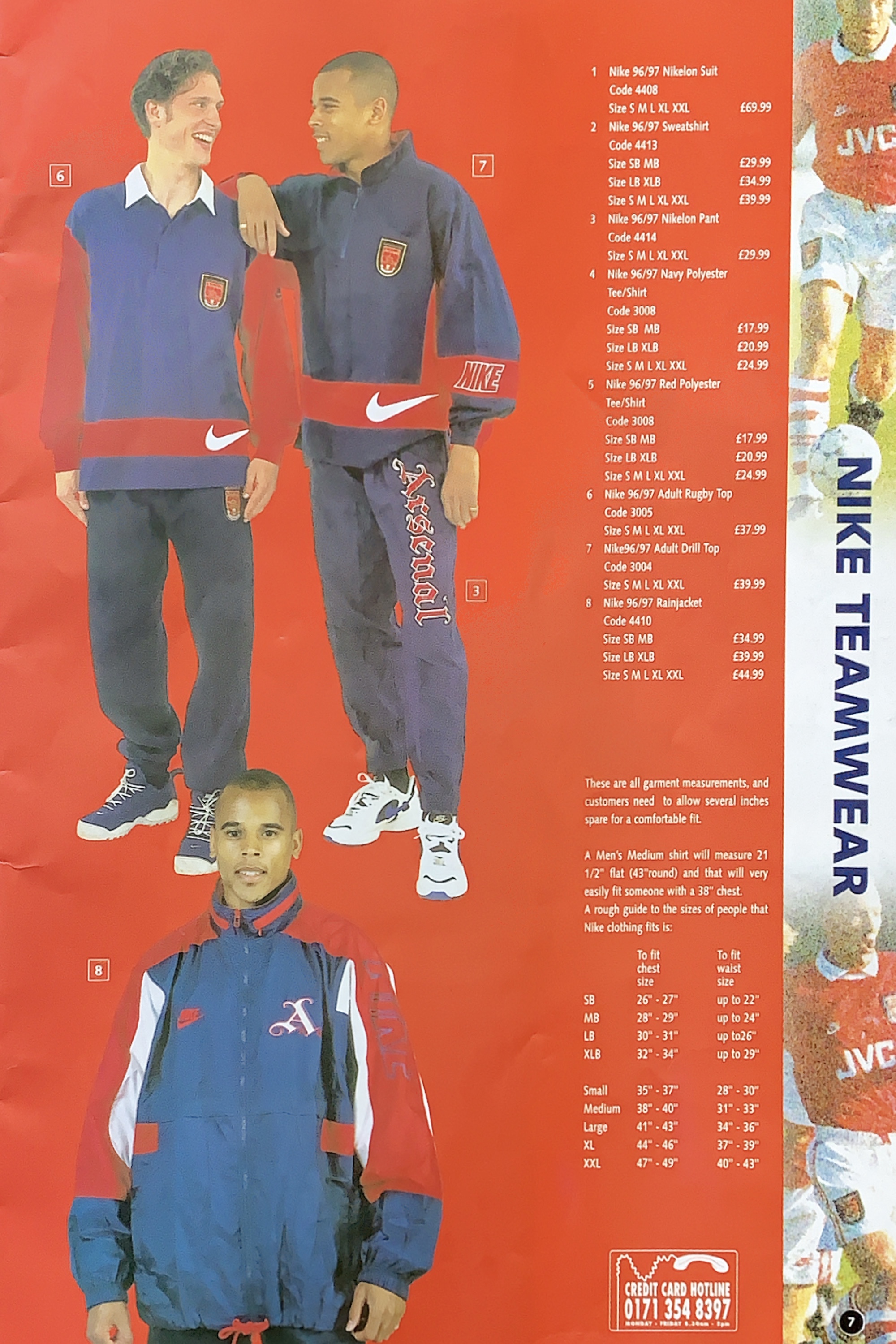 Arsenal 1996-97 official merchandise catalogue – Museum of Jerseys