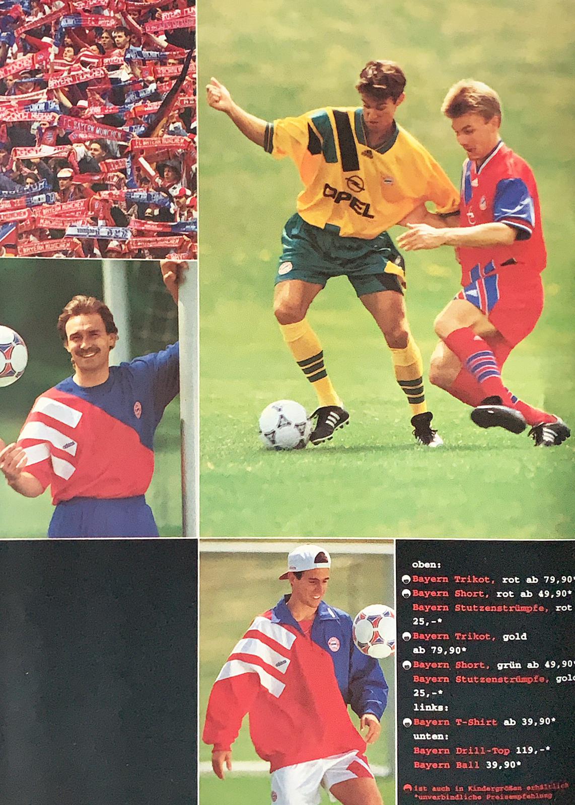 1993-94 German adidas brochure – Museum of Jerseys