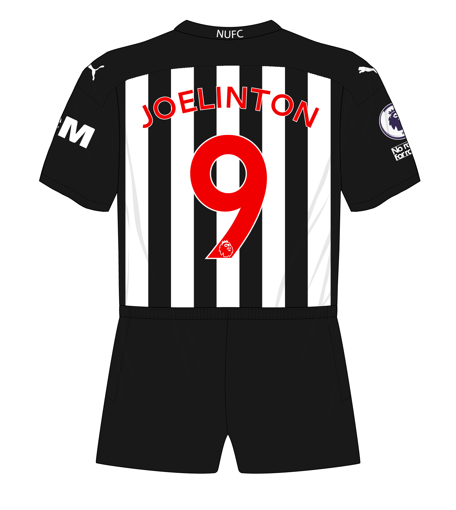Newcastle-United-2020-2021-Puma-home-back-number-9-Joelinton-01 ...