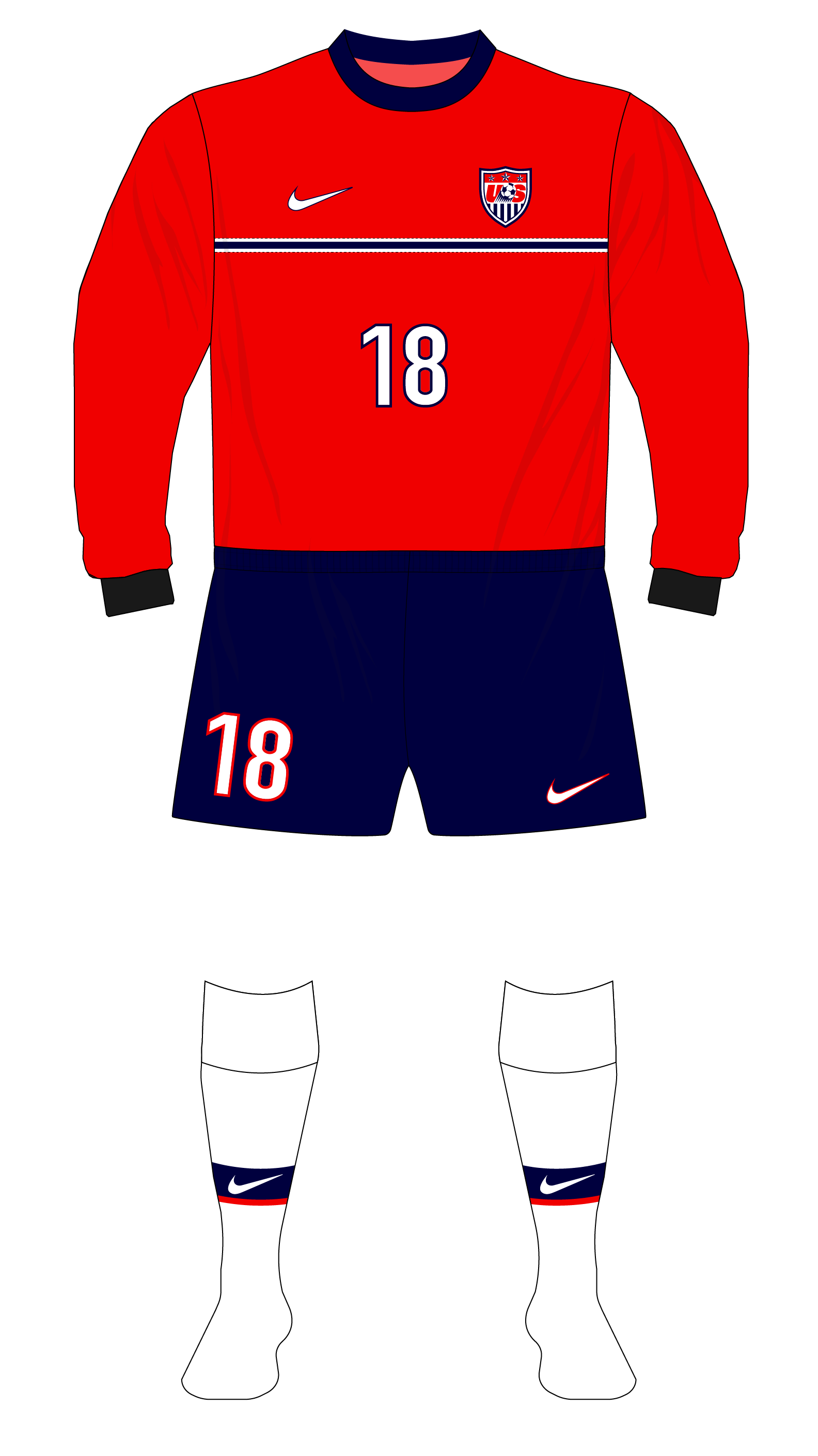 1998 World Cup complementary goalkeeper kits – MuseumofJerseys.com