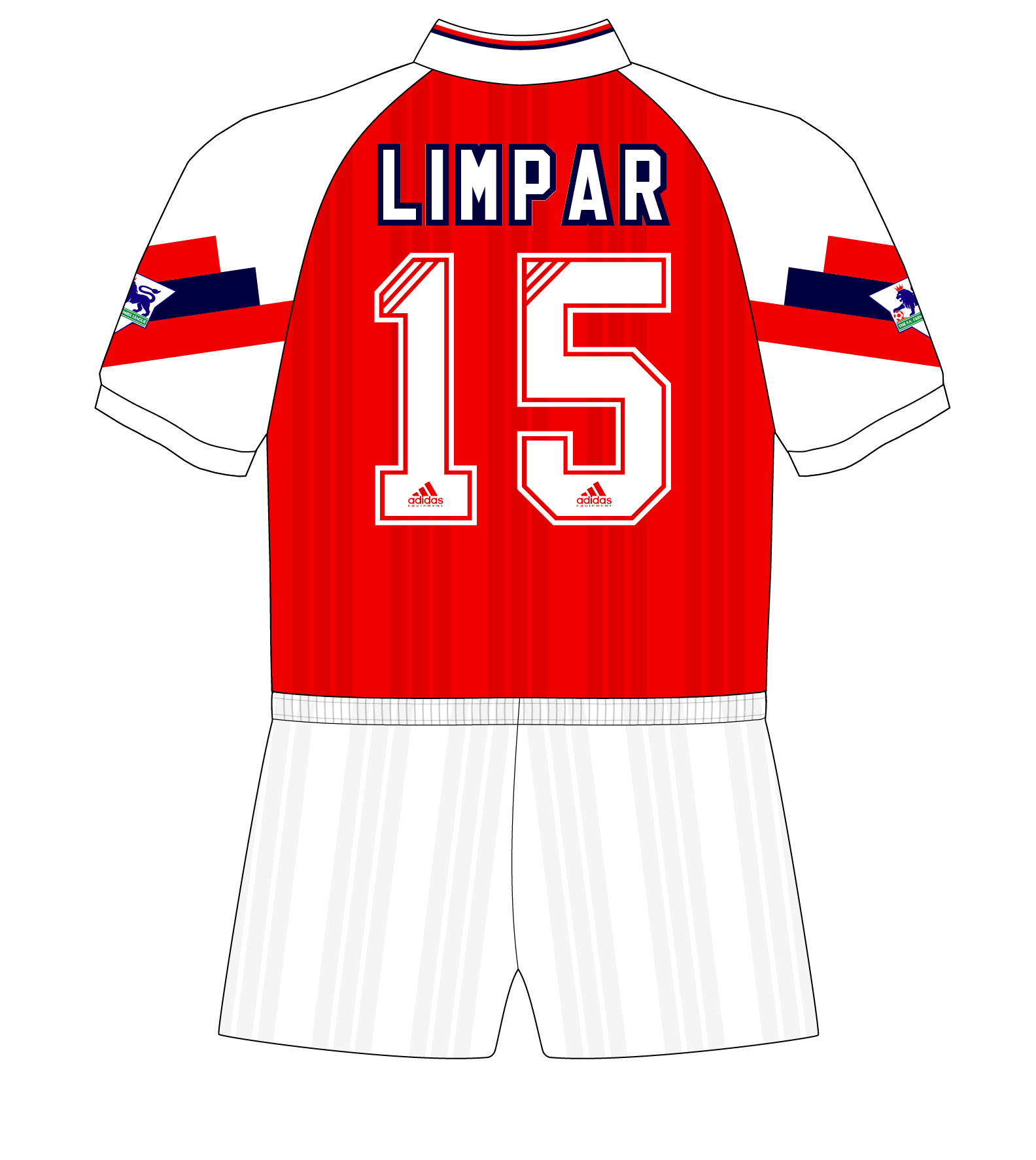 Arsenal-1993-1994-adidas-home-number-15-Limpar-01 – Museum of Jerseys