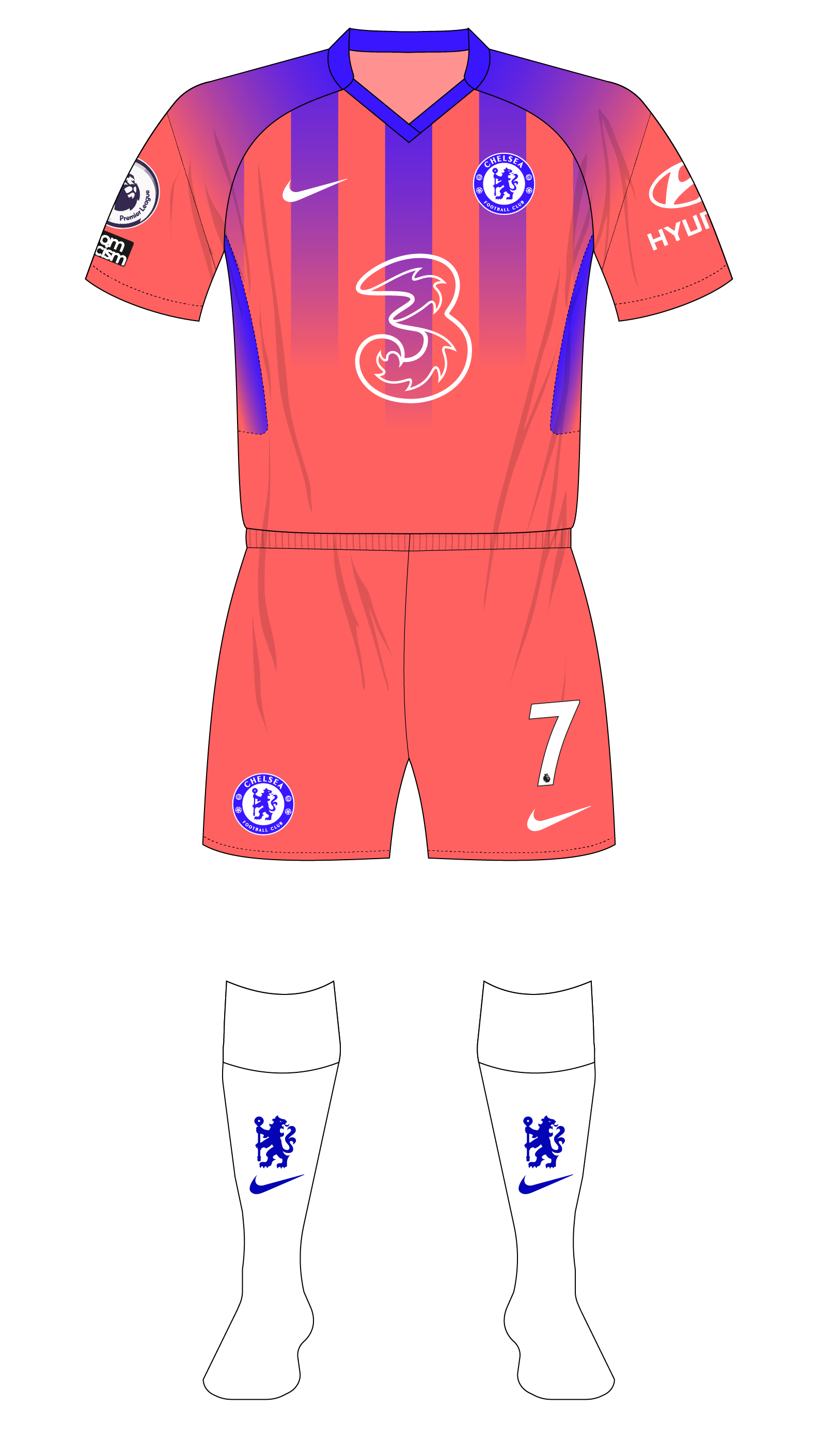 Chelsea-2020-2021-third-home-socks-01 – Museum of Jerseys