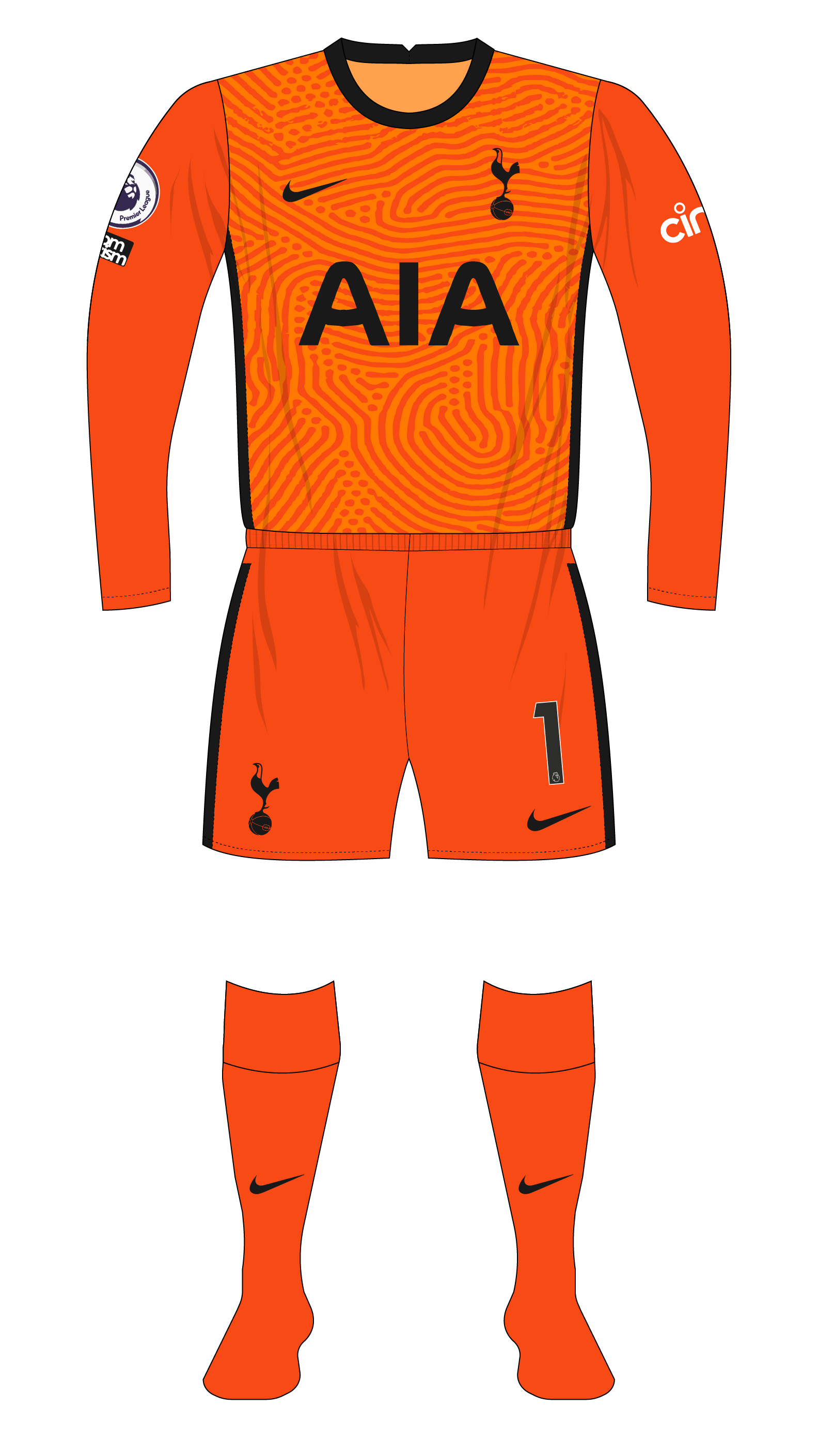 Tottenham-Hotspur-2020-2021-Nike-goalkeeper-orange-01 – Museum of Jerseys