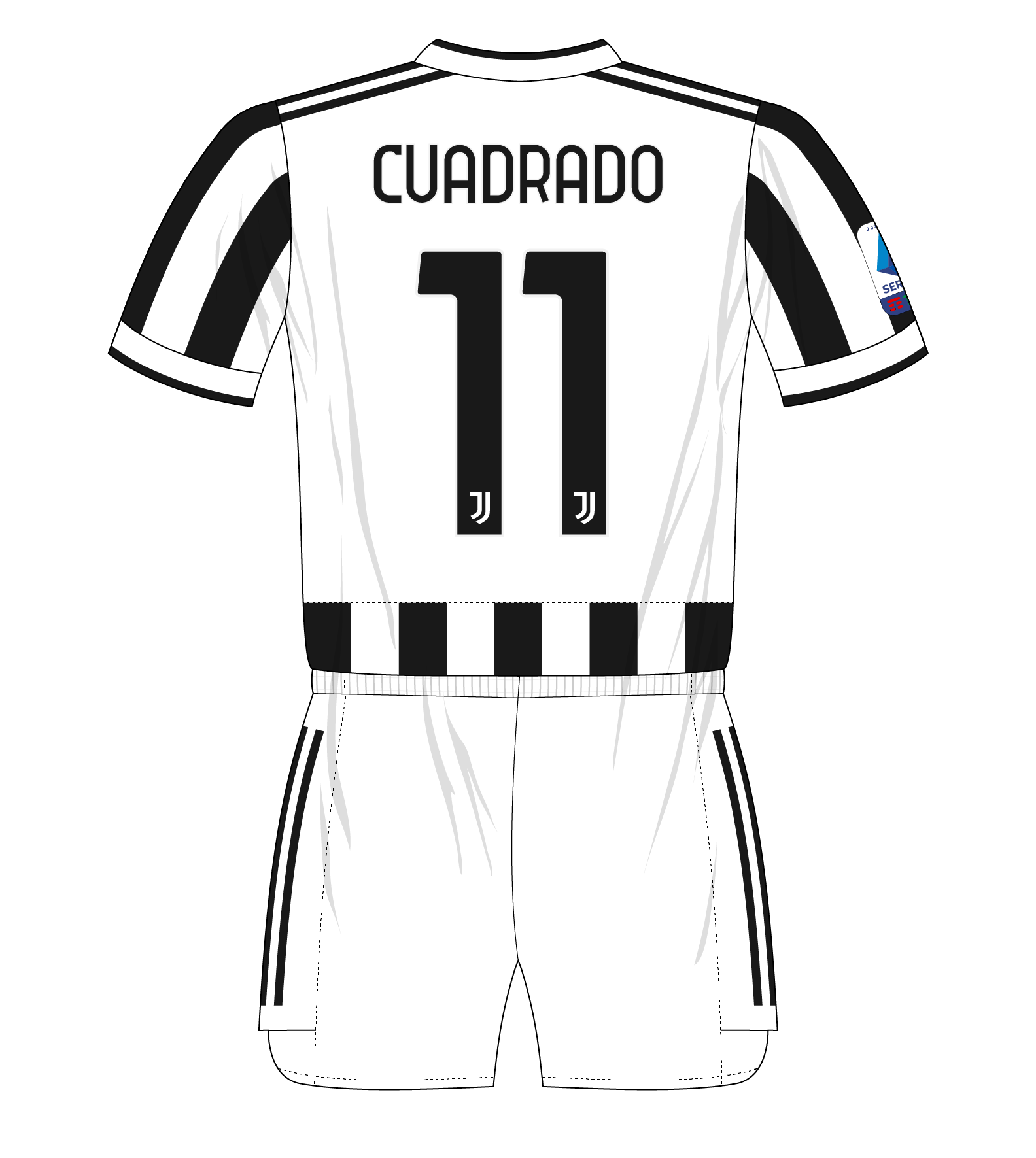 Juventus-2021-2022-adidas-home-number-11-Cuadrado-01 – Museum of Jerseys