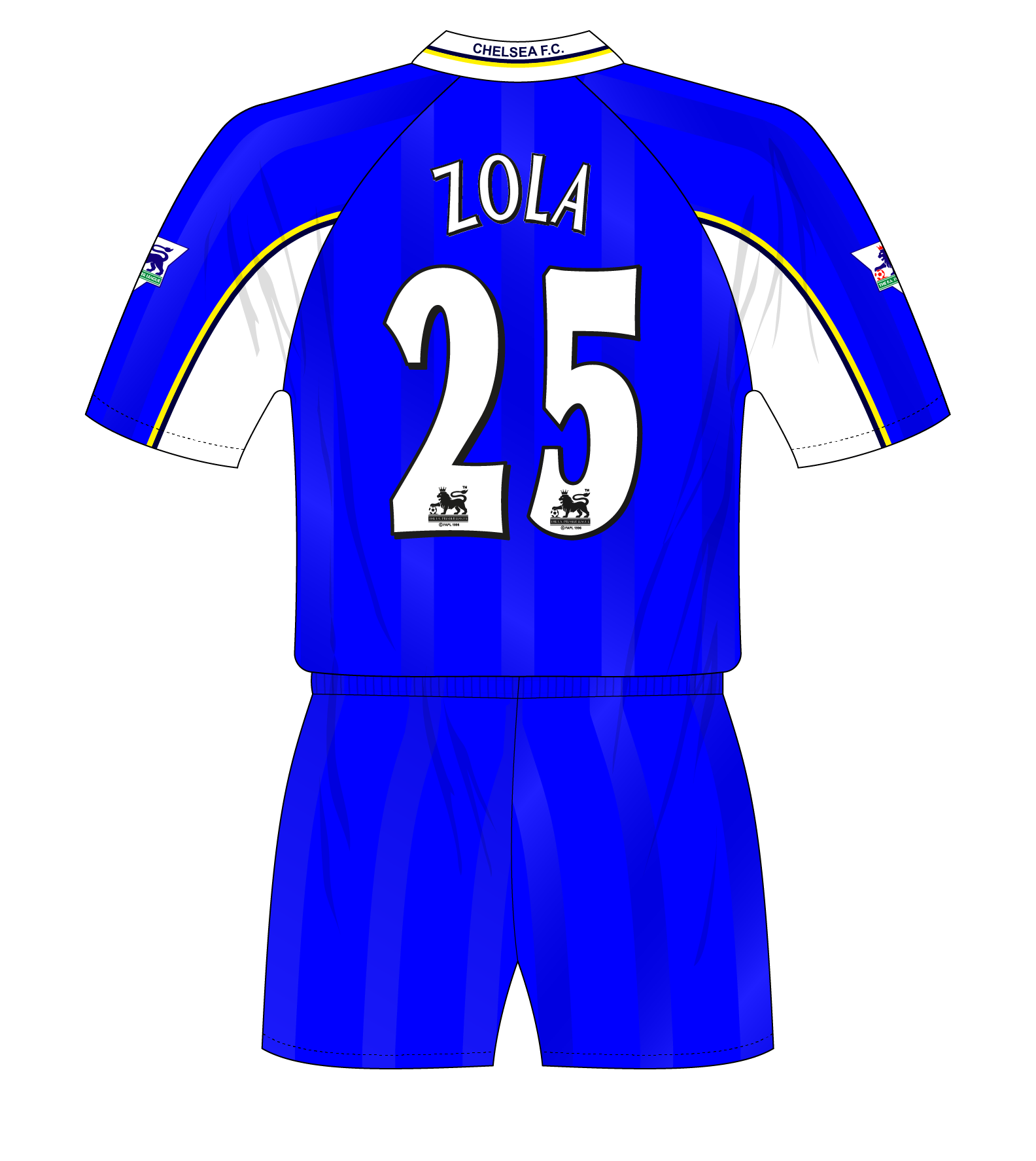 1997-1998-Chelsea-home-number-25-Zola-01 – Museum of Jerseys