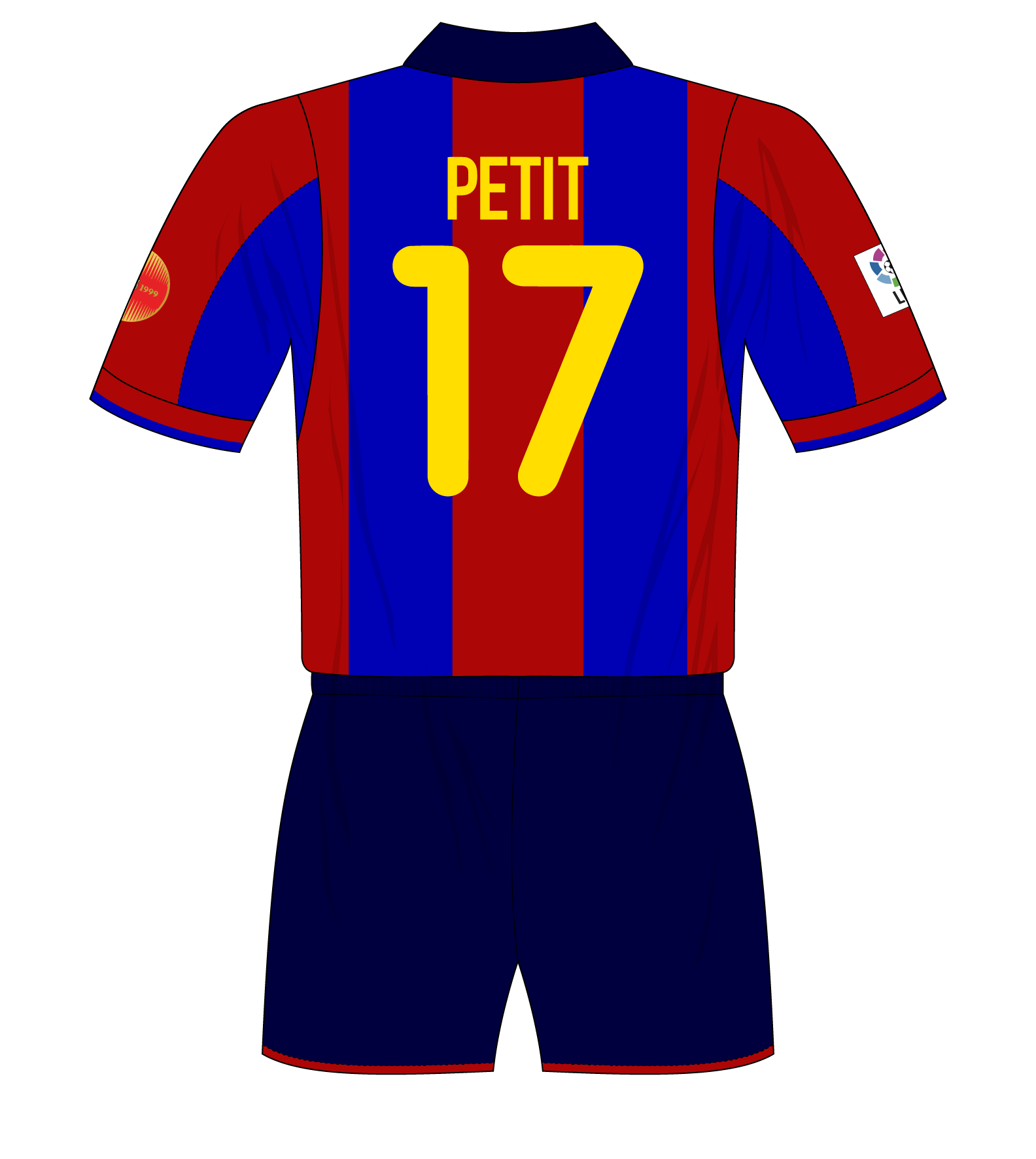 Barcelona-2000-2001-home-number-17-Petit-01 – Museum of Jerseys