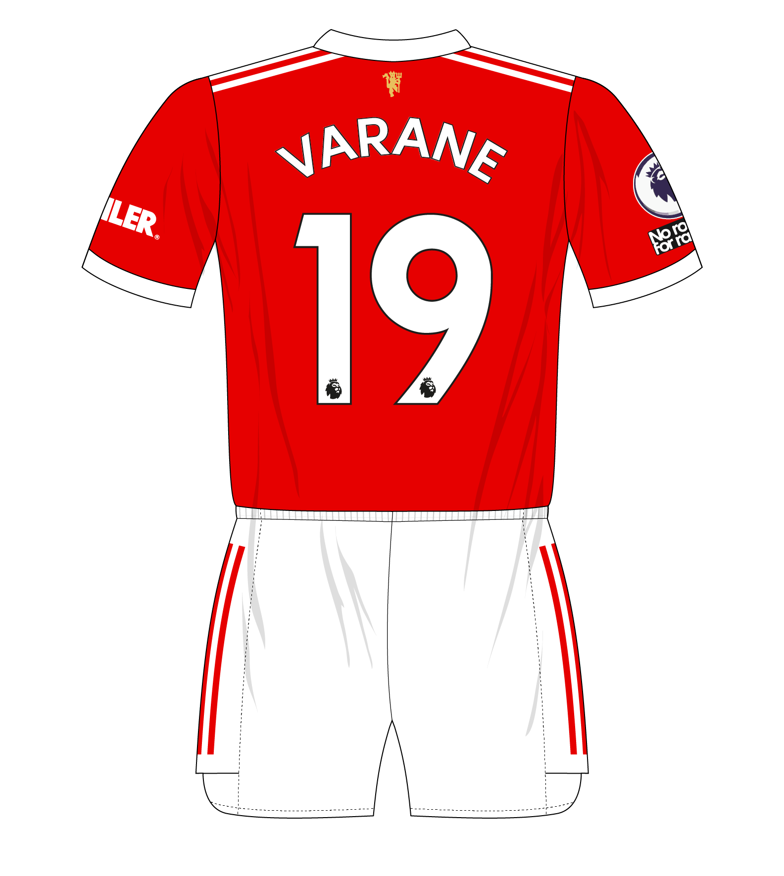 Manchester-United-2021-2022-adidas-home-number-19-Varane-01 – Museum of ...