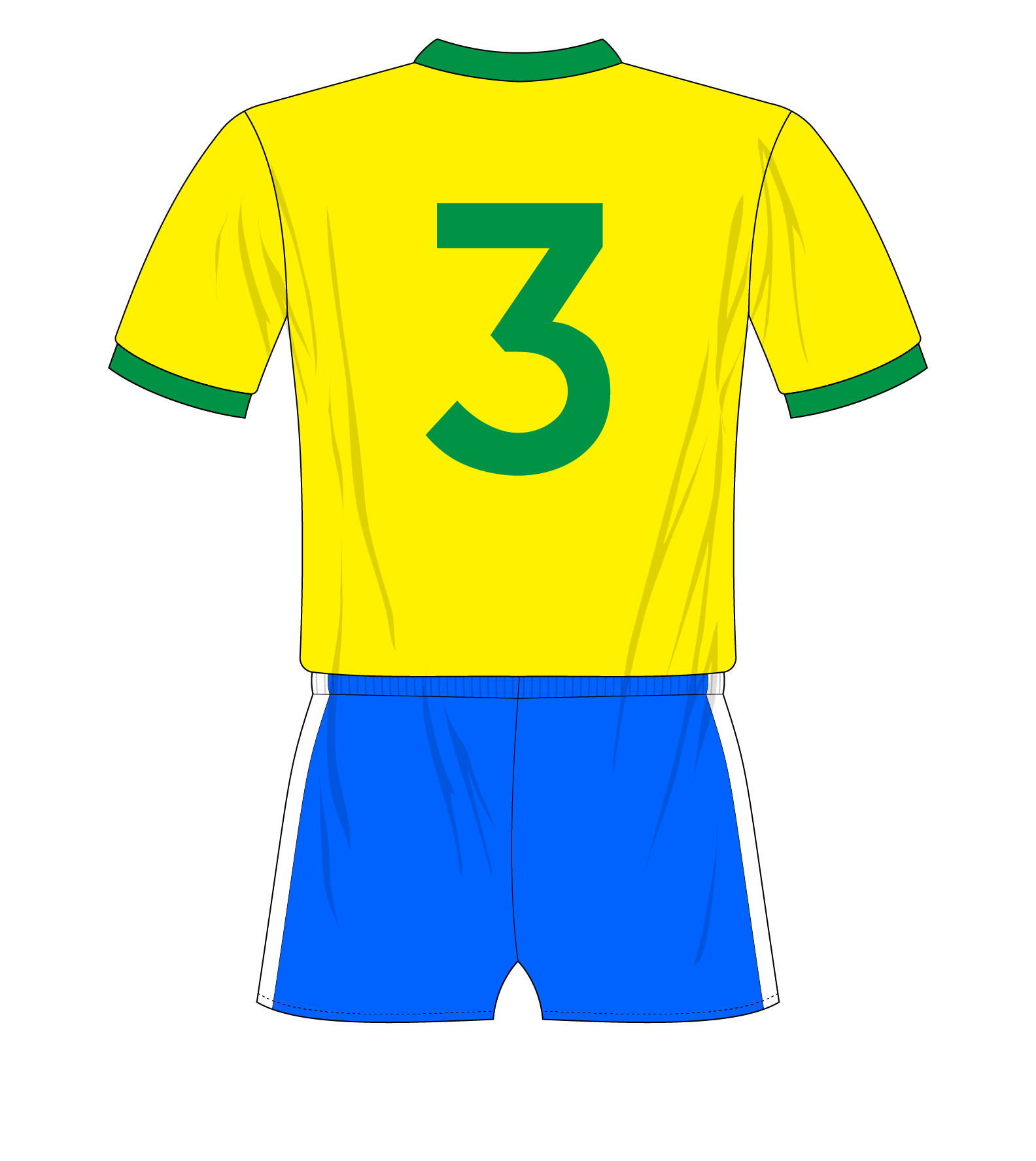 Brazil-1970-home-number-3-Piazza-01 – Museum of Jerseys
