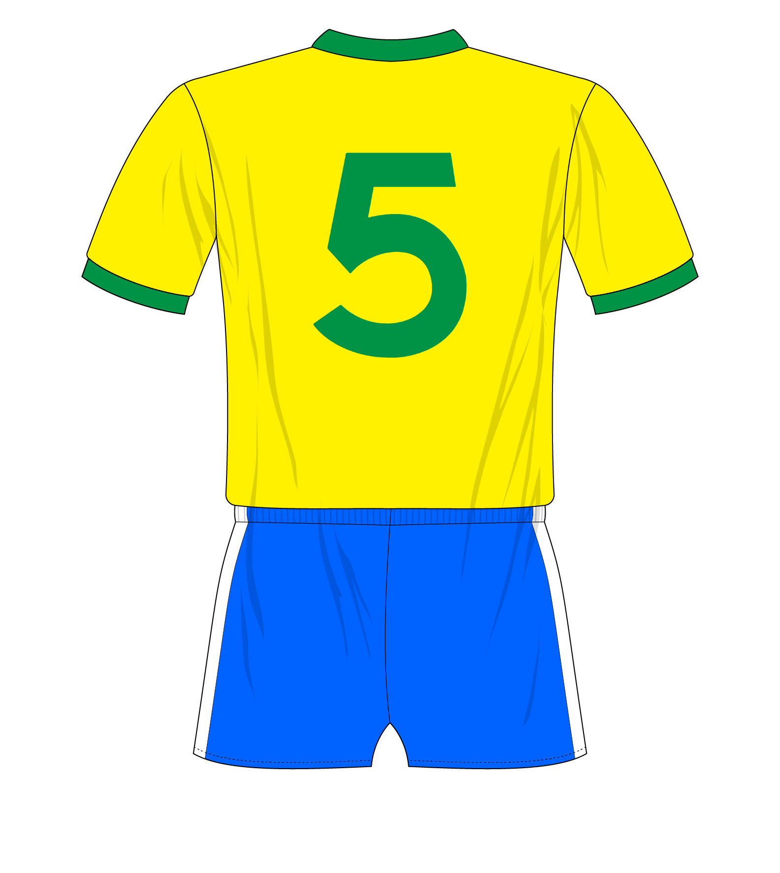 Brazil-1970-home-number-5-Clodoaldo-01 – Museum of Jerseys