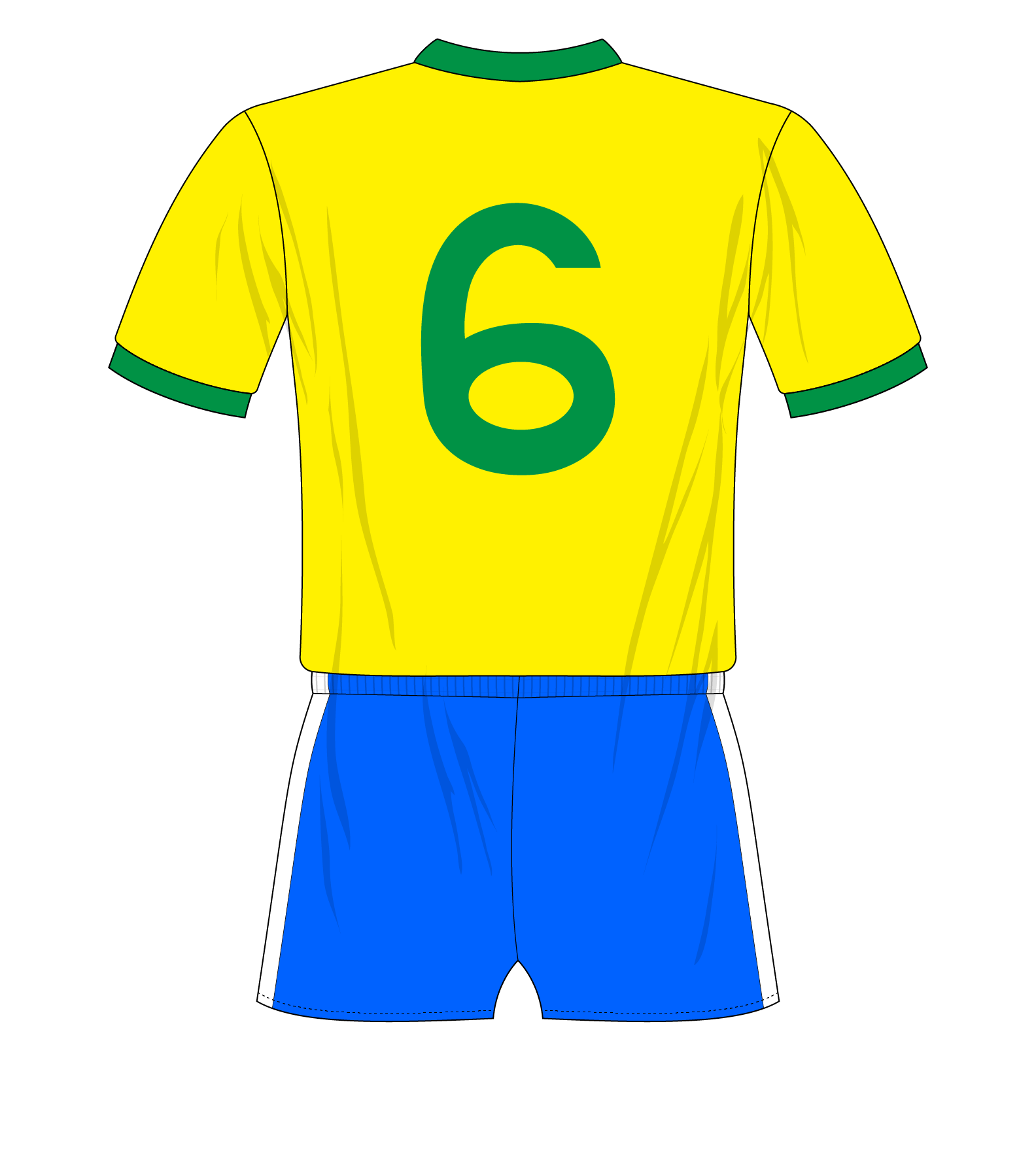 Brazil-1970-home-number-6-Marco-Antonio-01 – Museum of Jerseys