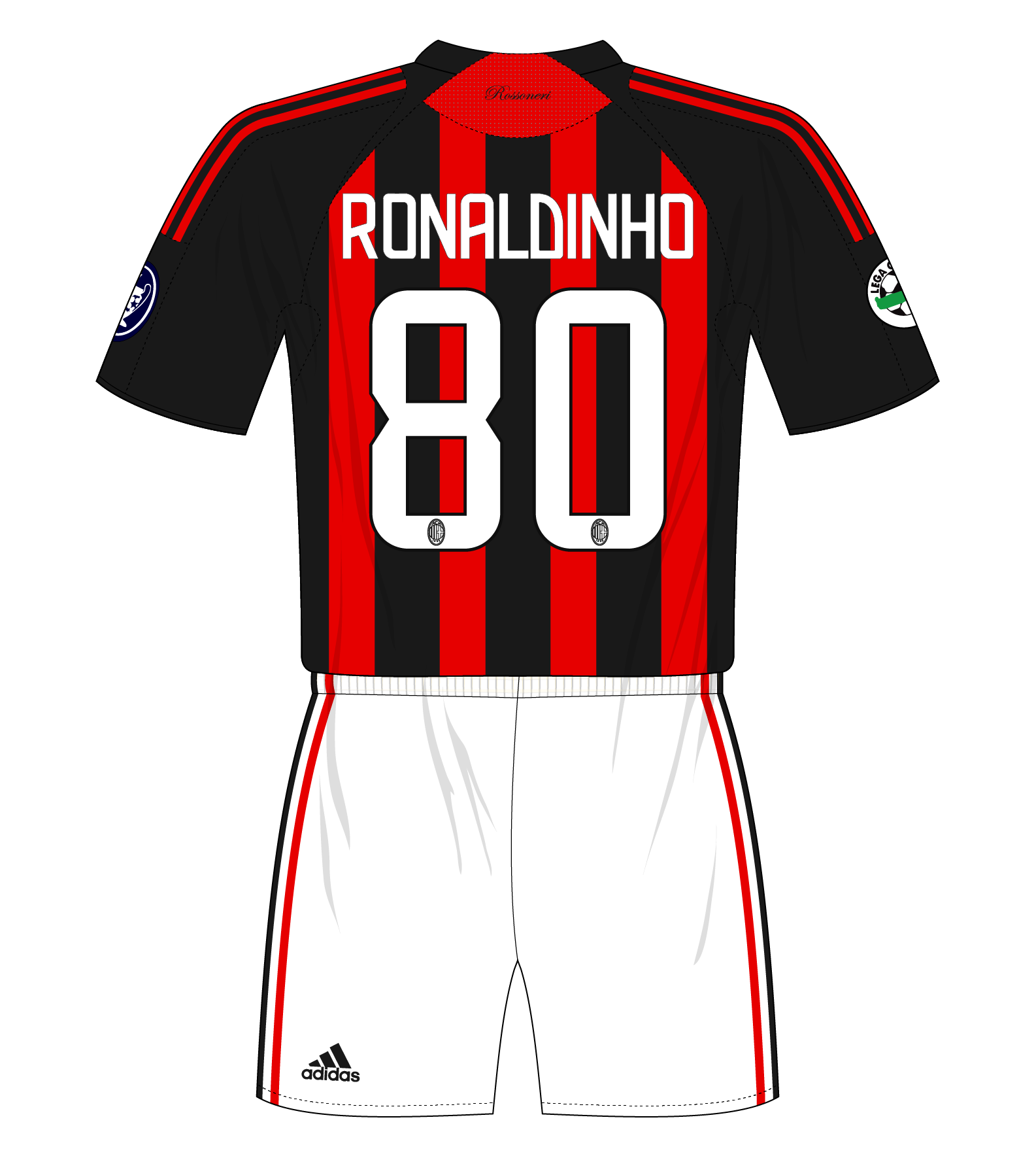 Milan-2008-2009-home-number-80-Ronaldinho-01 – Museum of Jerseys