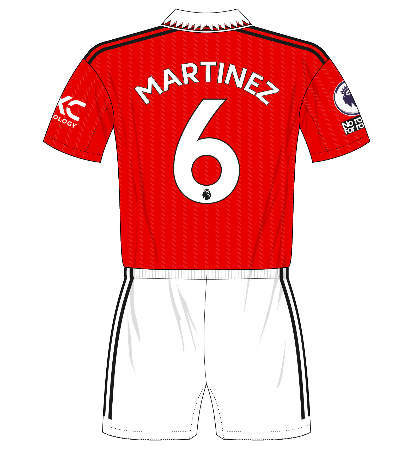Manchester-United-2022-2023-home-number-6-Martinez – Museum of Jerseys