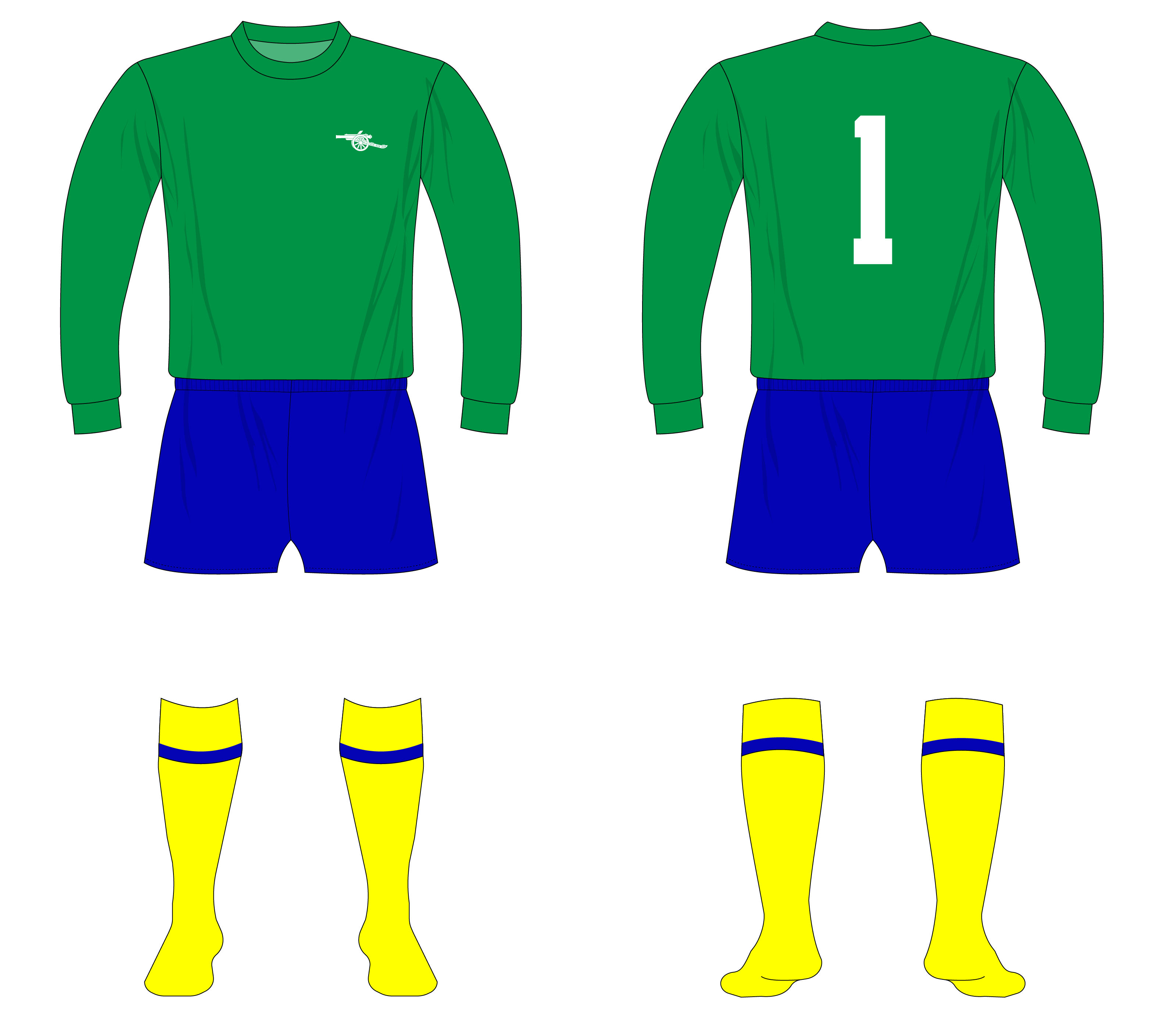 Arsenal-1970-1971-goalkeeper-away_1 – Museum of Jerseys