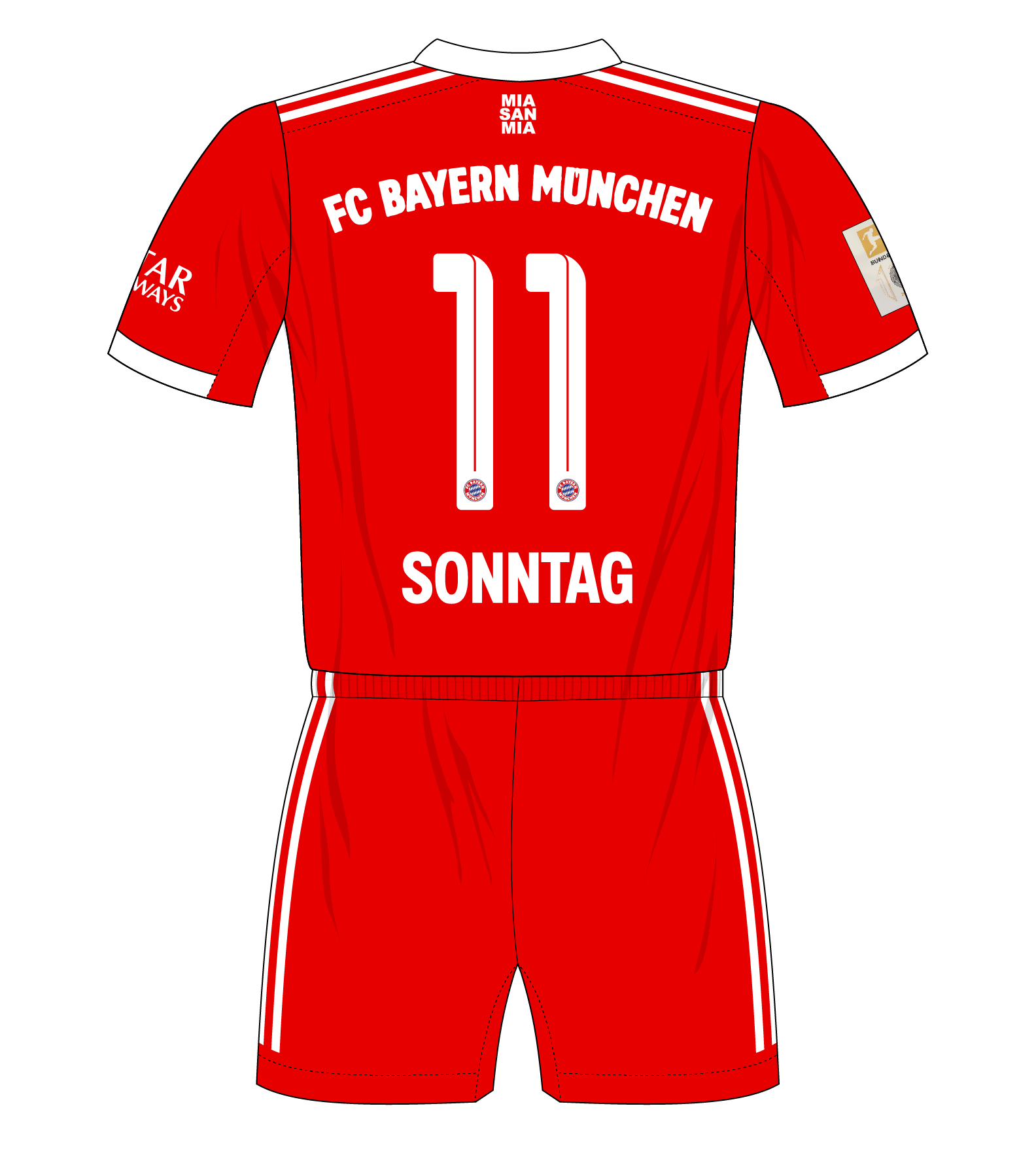 Sunday-11s-Bayern-Munich-2022-2023 – Museum of Jerseys