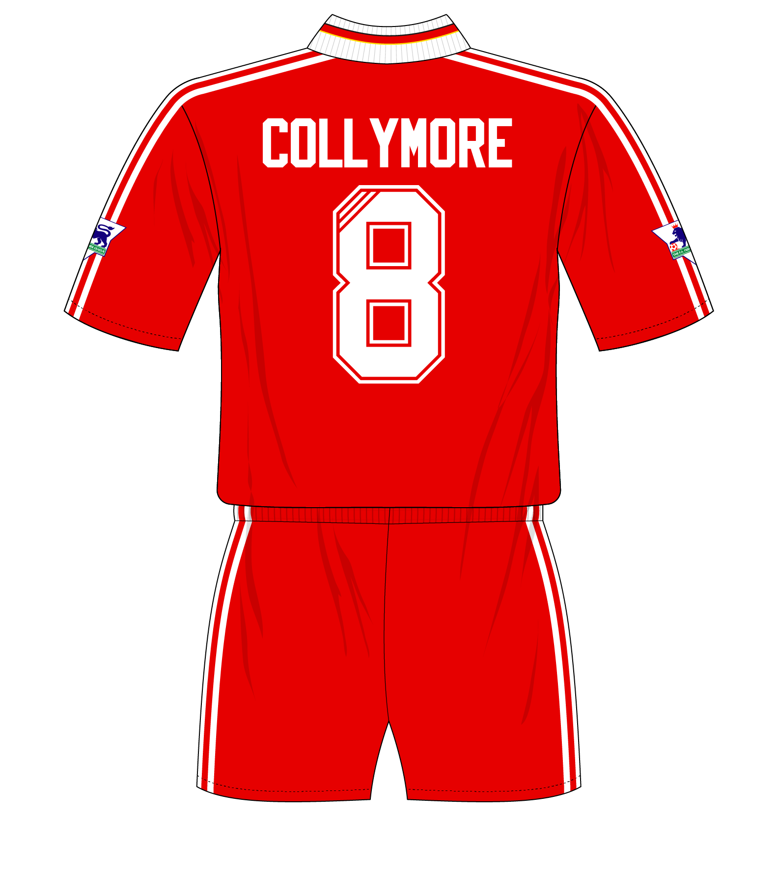 Liverpool-1995-1996-home-number-8-Collymore – Museum of Jerseys