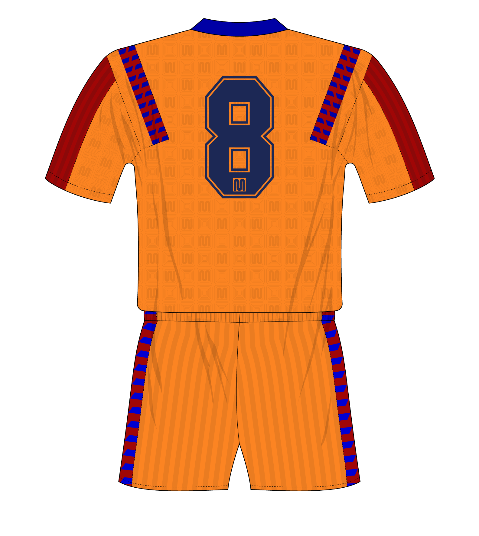 Barcelona-1992-European-Cup-final-number-8-Stoichkov – Museum of Jerseys