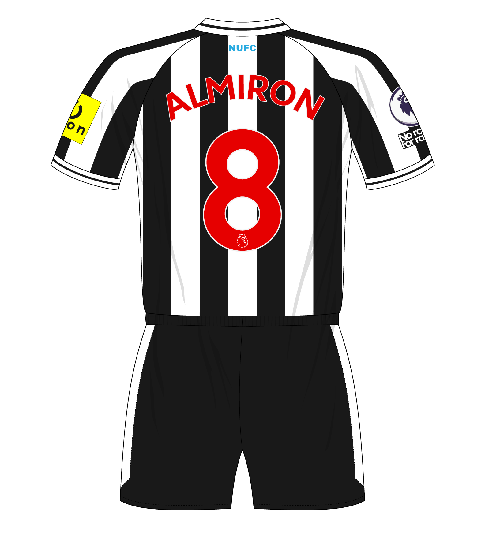 Newcastle-United-2022-2023-home-number-8-Almiron_Number – Museum of Jerseys