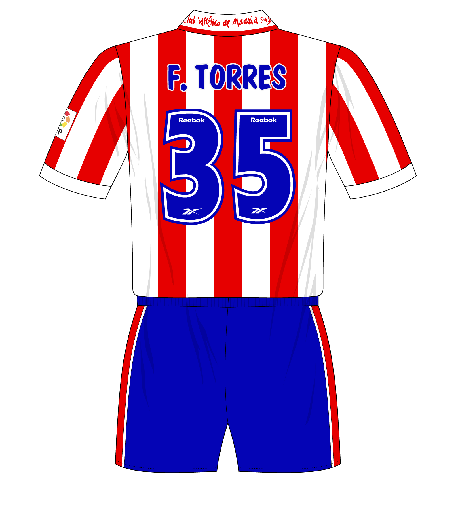 Atlético-Madrid-2000-2001-home-number-35-Fernando-Torres – Museum of ...
