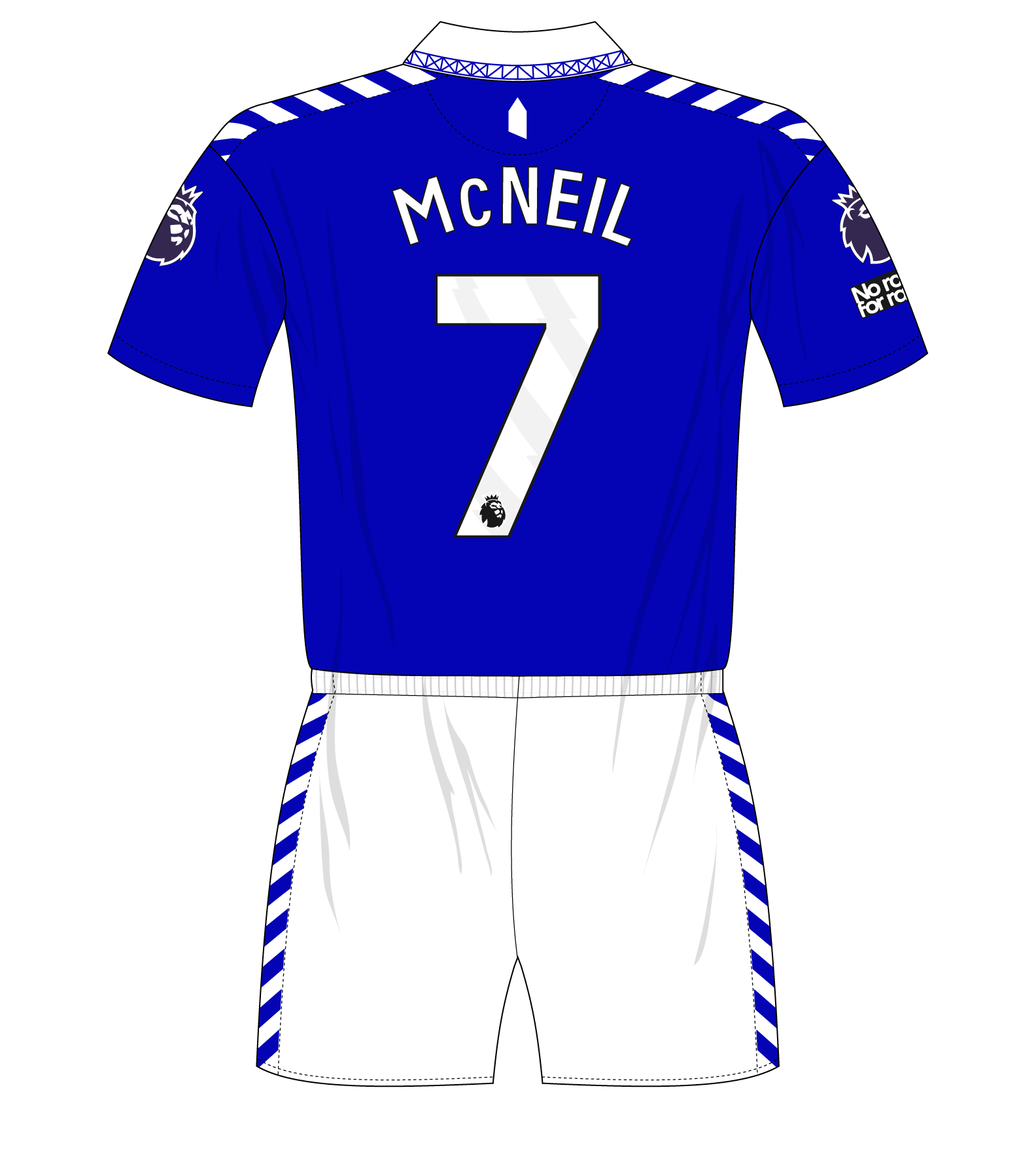 Everton-2023-2024-home-number-7-McNeil – Museum of Jerseys