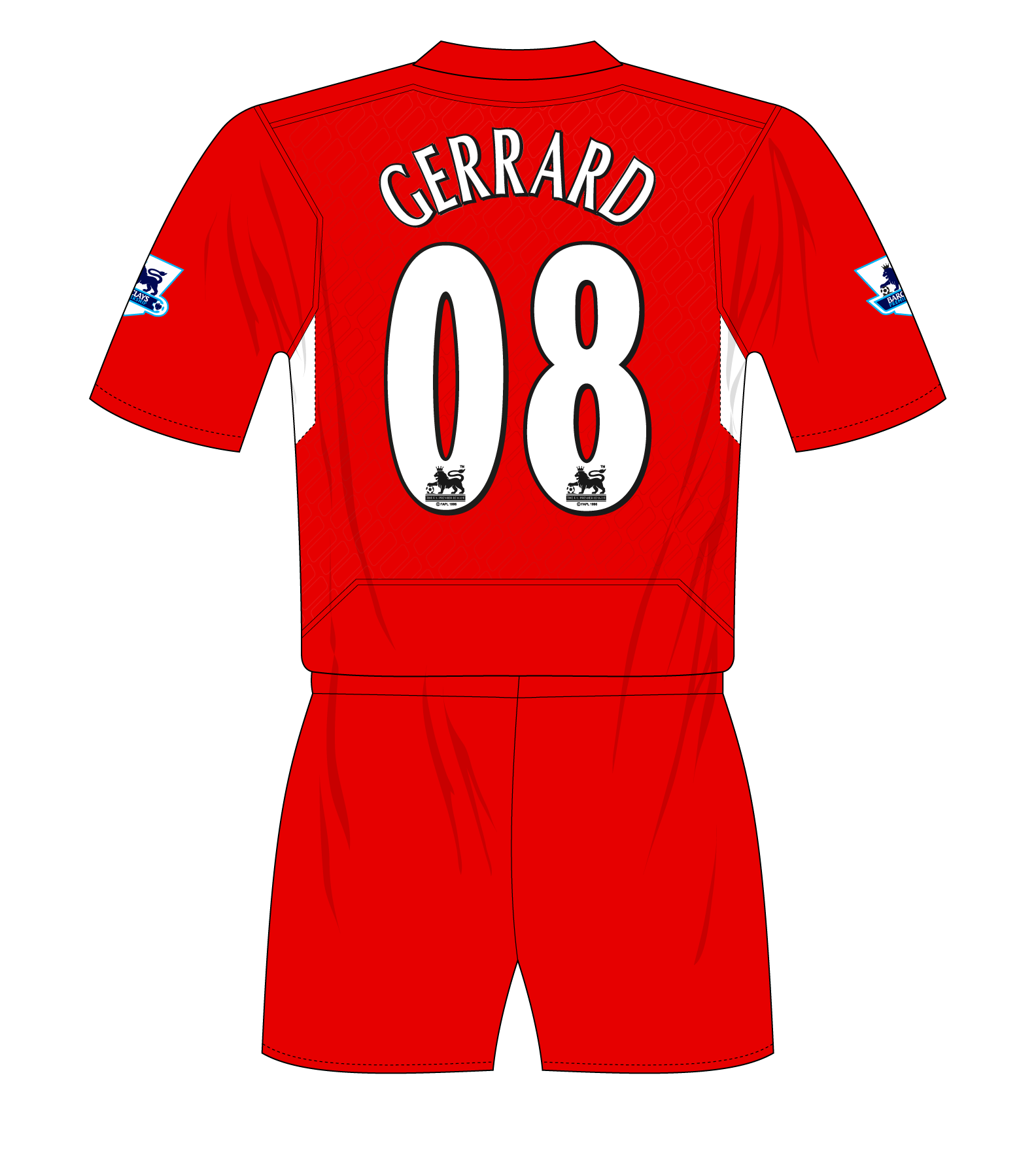 Liverpool-2005-2006-home-number-08-Gerrard – Museum of Jerseys