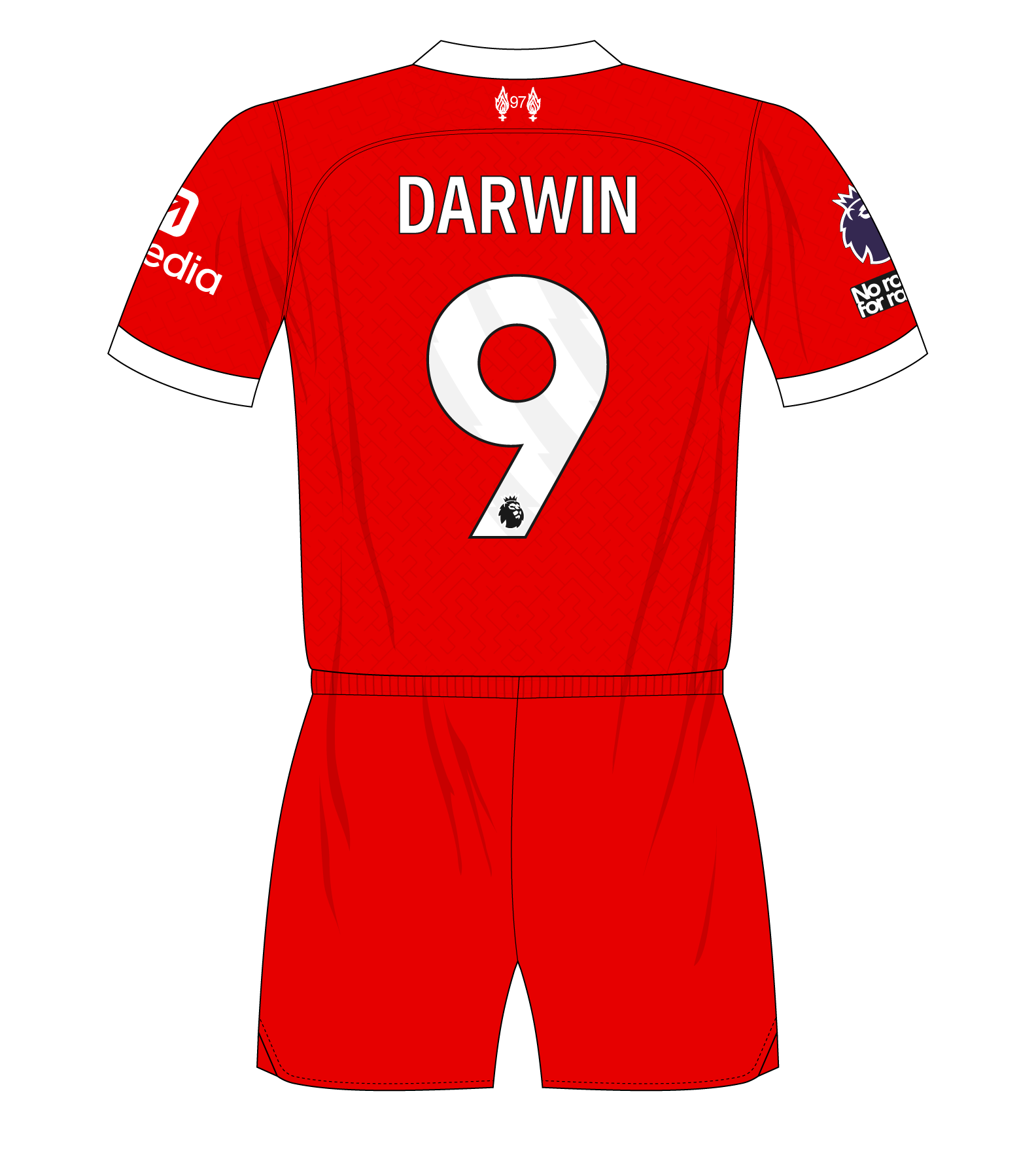Liverpool-2023-2024-home-number-9-Darwin-Nunez – Museum of Jerseys