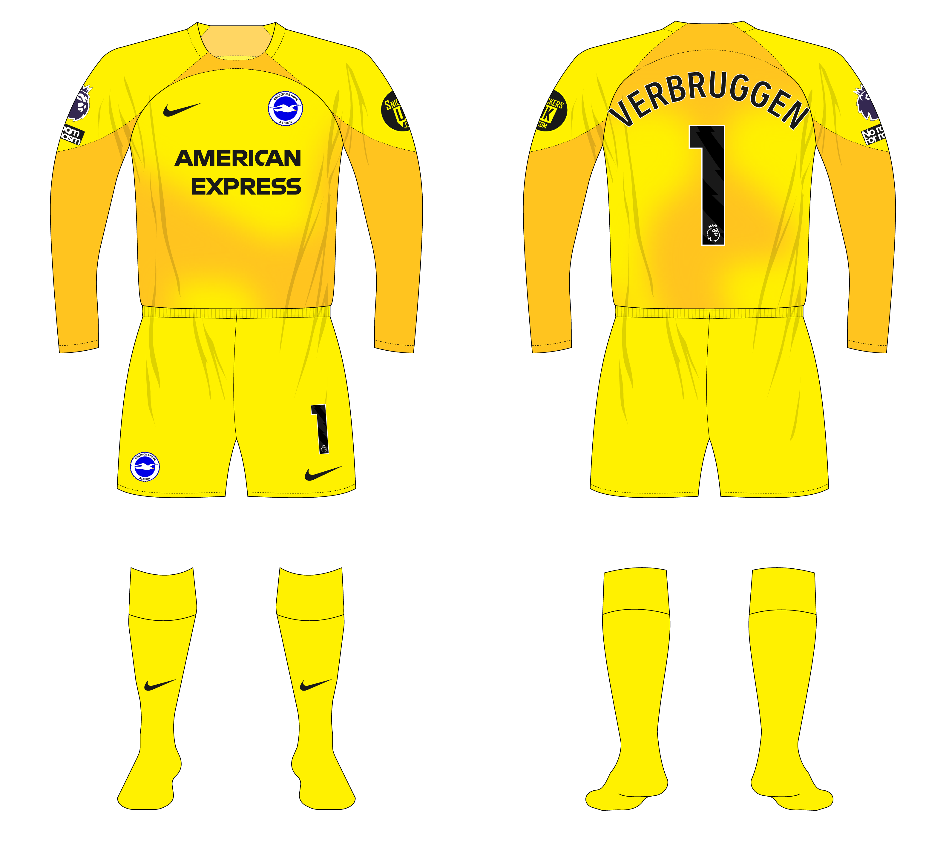 Brighton-Hove-Albion-2023-2024-Nike-goalkeeper-yellow_1 – Museum of Jerseys