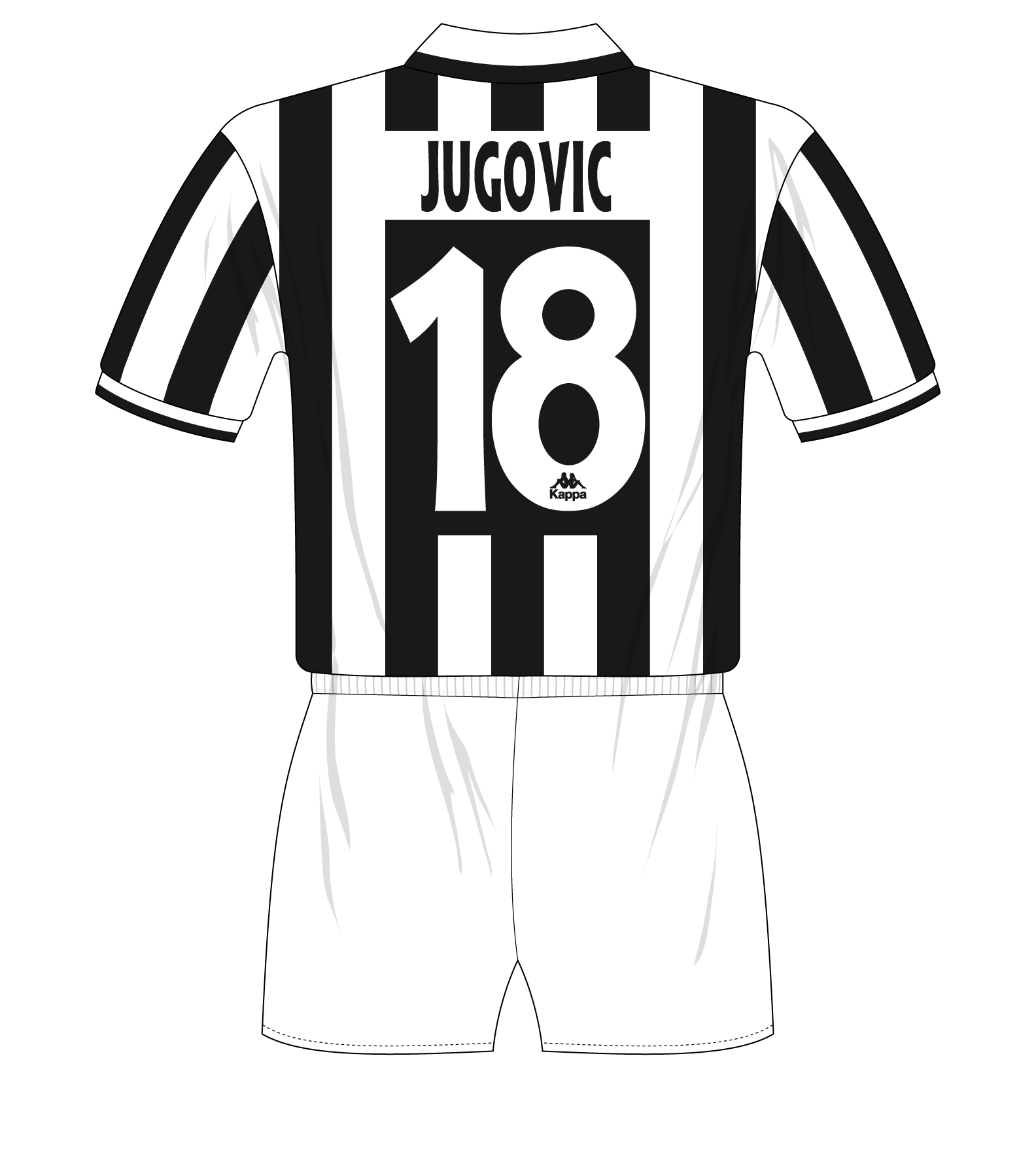 Juventus-1995-1996-home-number-18-Jugovic – Museum of Jerseys