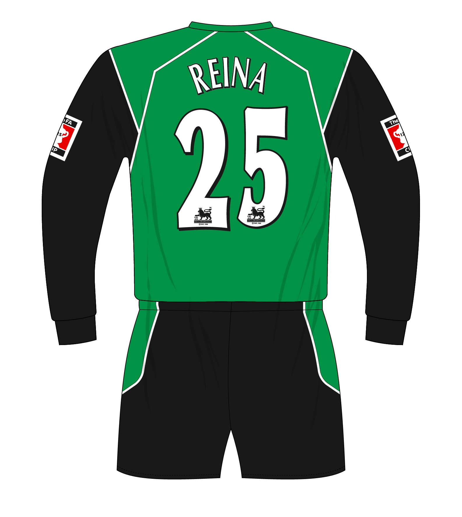 Liverpool-2005-2006-home-FA-Cup-final-number-25-Reina-01 – Museum of ...