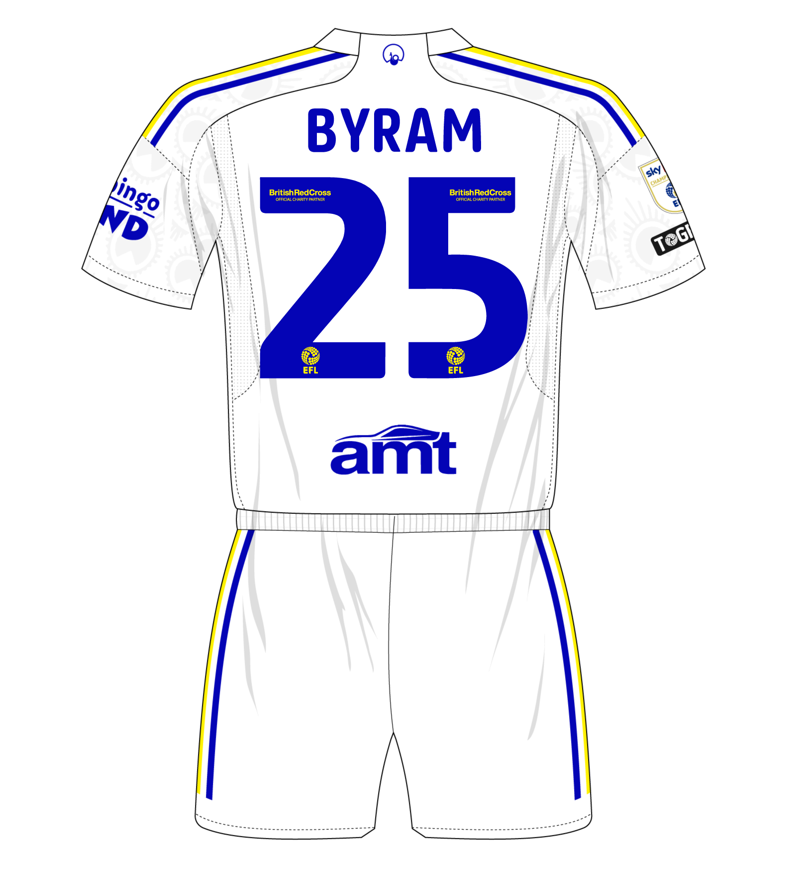 Leeds-United-2023-2024-home-number-25-Byram – Museum of Jerseys