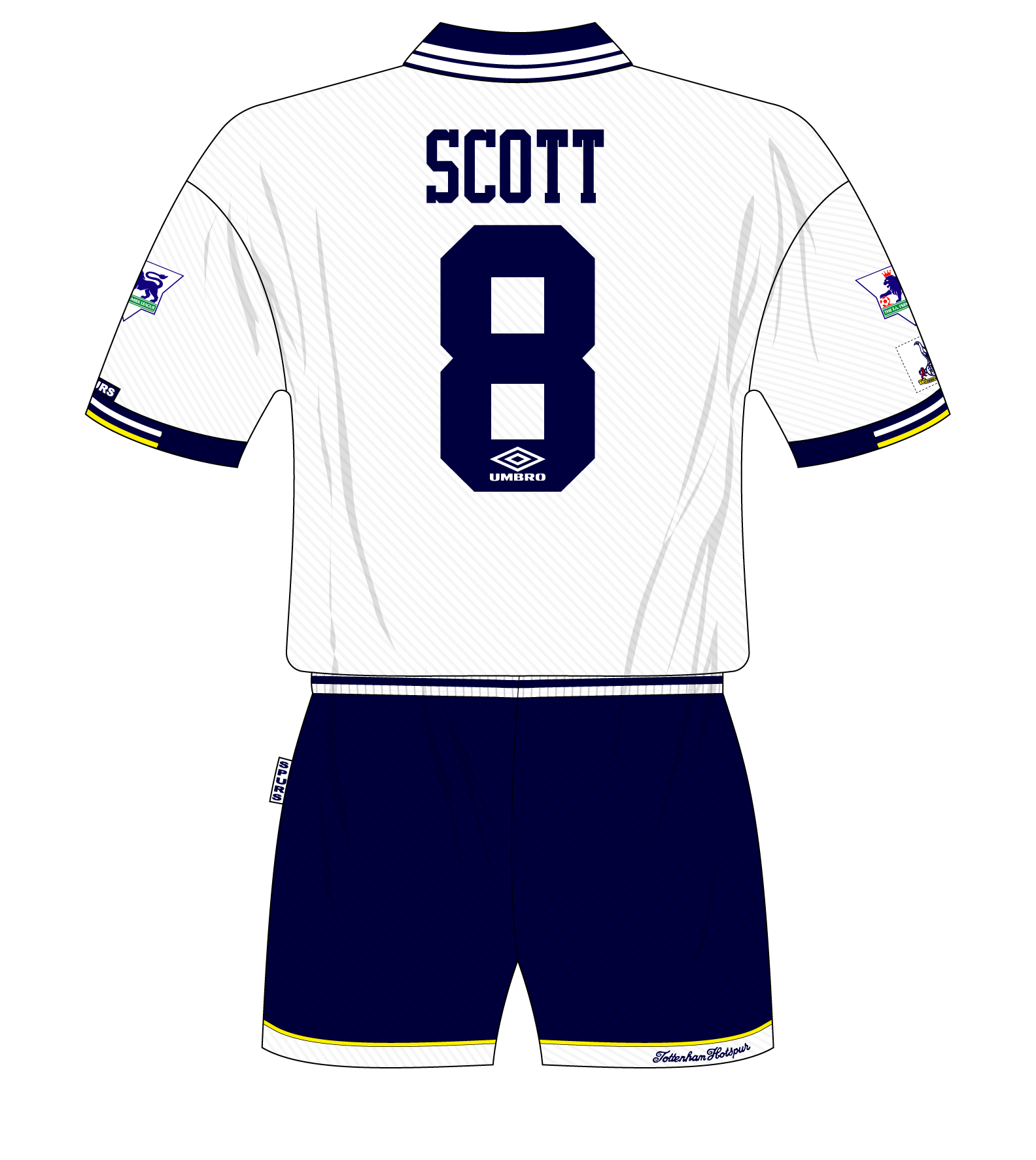 Tottenham-Hotspur-Spurs-1993-1994-home-number-8-Scott – Museum of Jerseys
