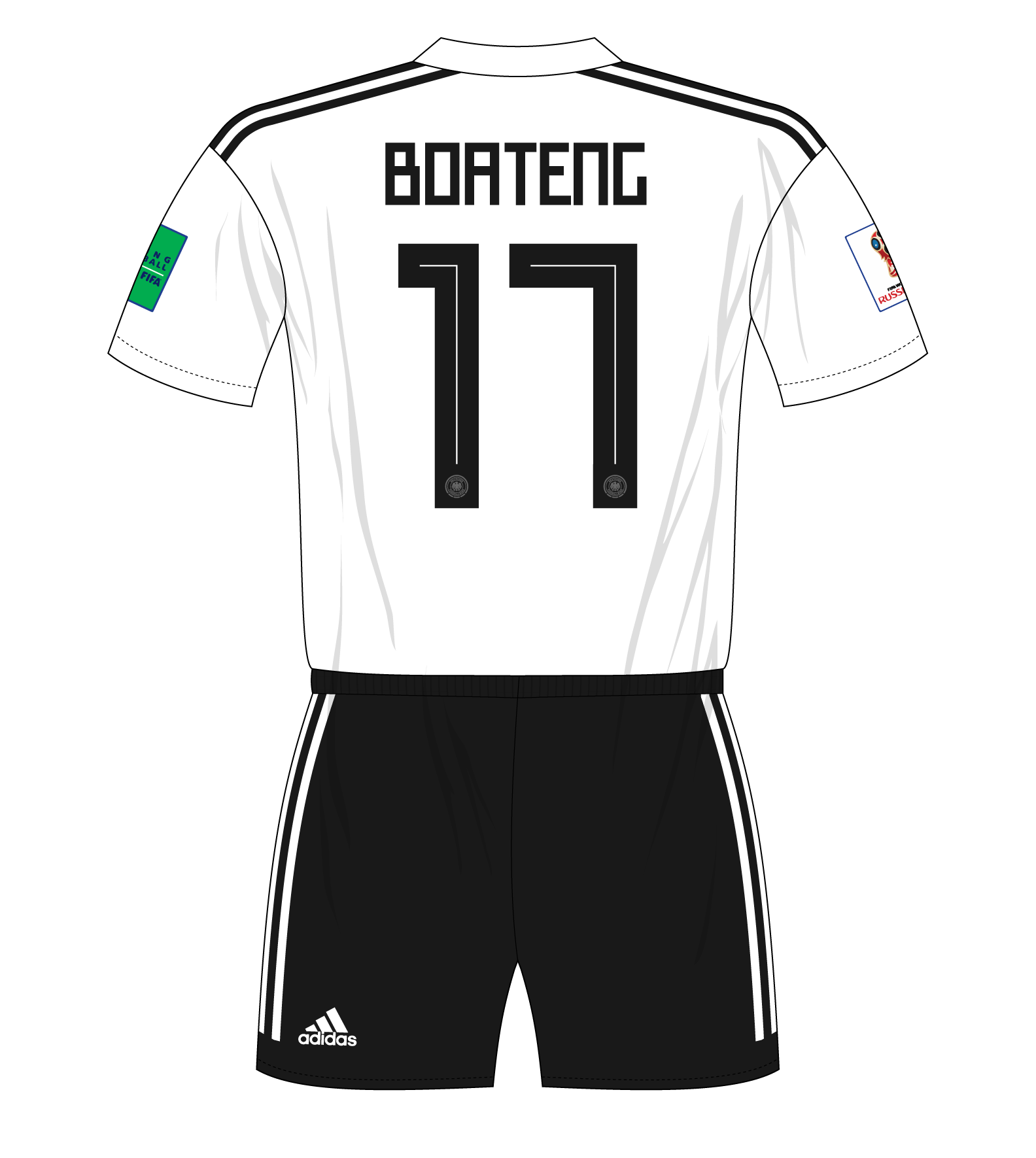 Germany-2018-home-number-17-Boateng – Museum of Jerseys