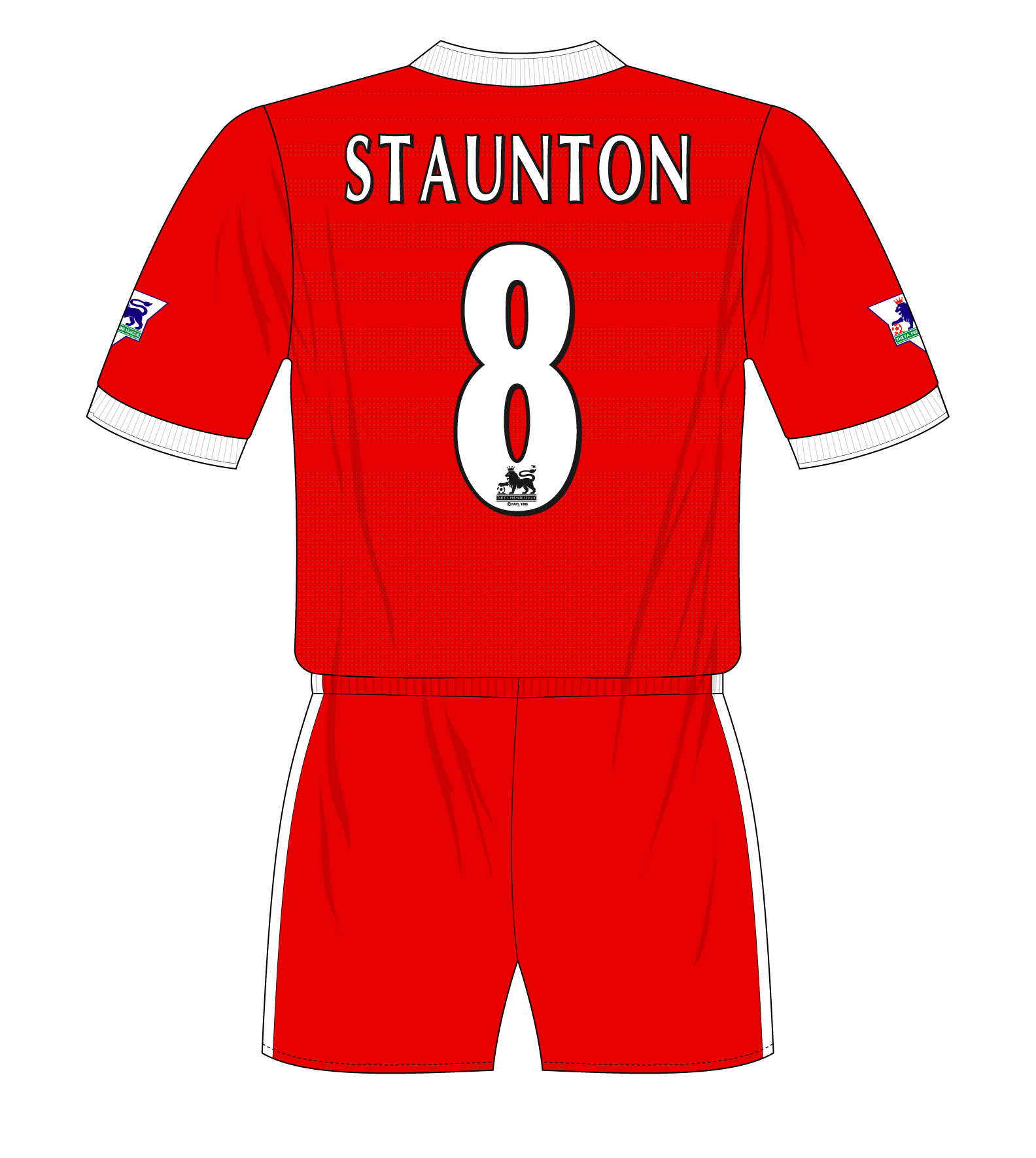 Liverpool-1998-1999-home-number-8-Staunton – Museum of Jerseys