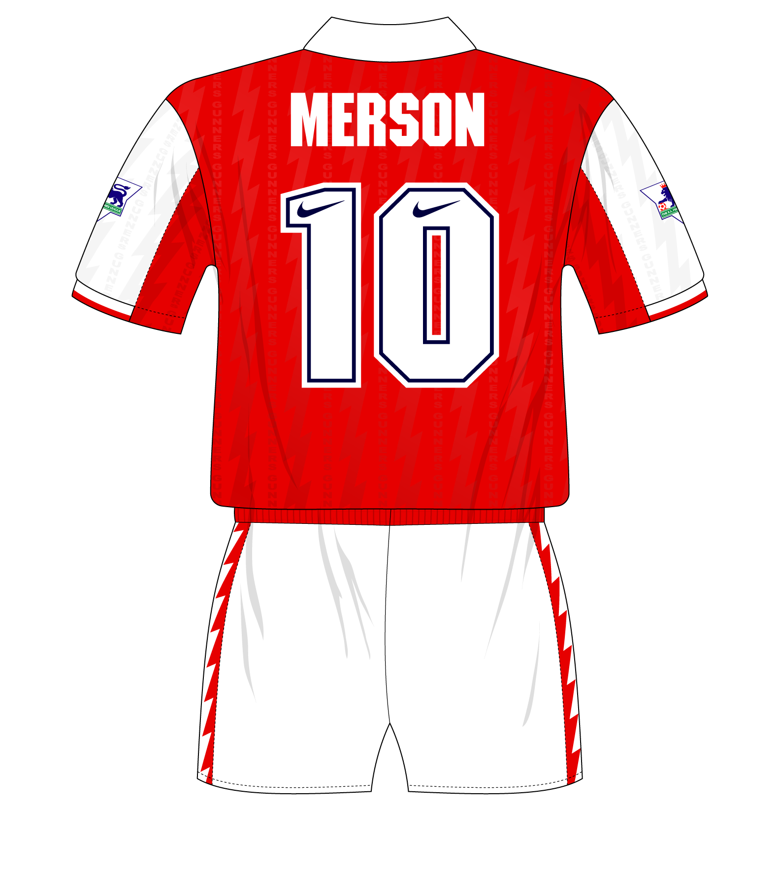 Arsenal-1994-1995-home-number-10-Bergkamp – Museum of Jerseys