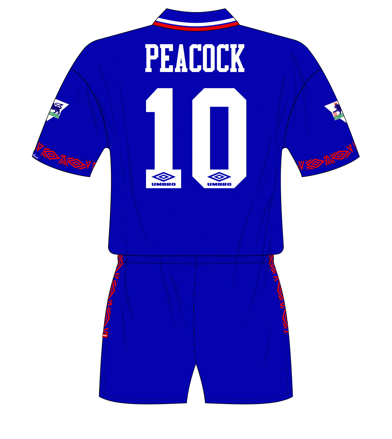 Chelsea-1993-1994-home-number-10-Peacock – Museum of Jerseys