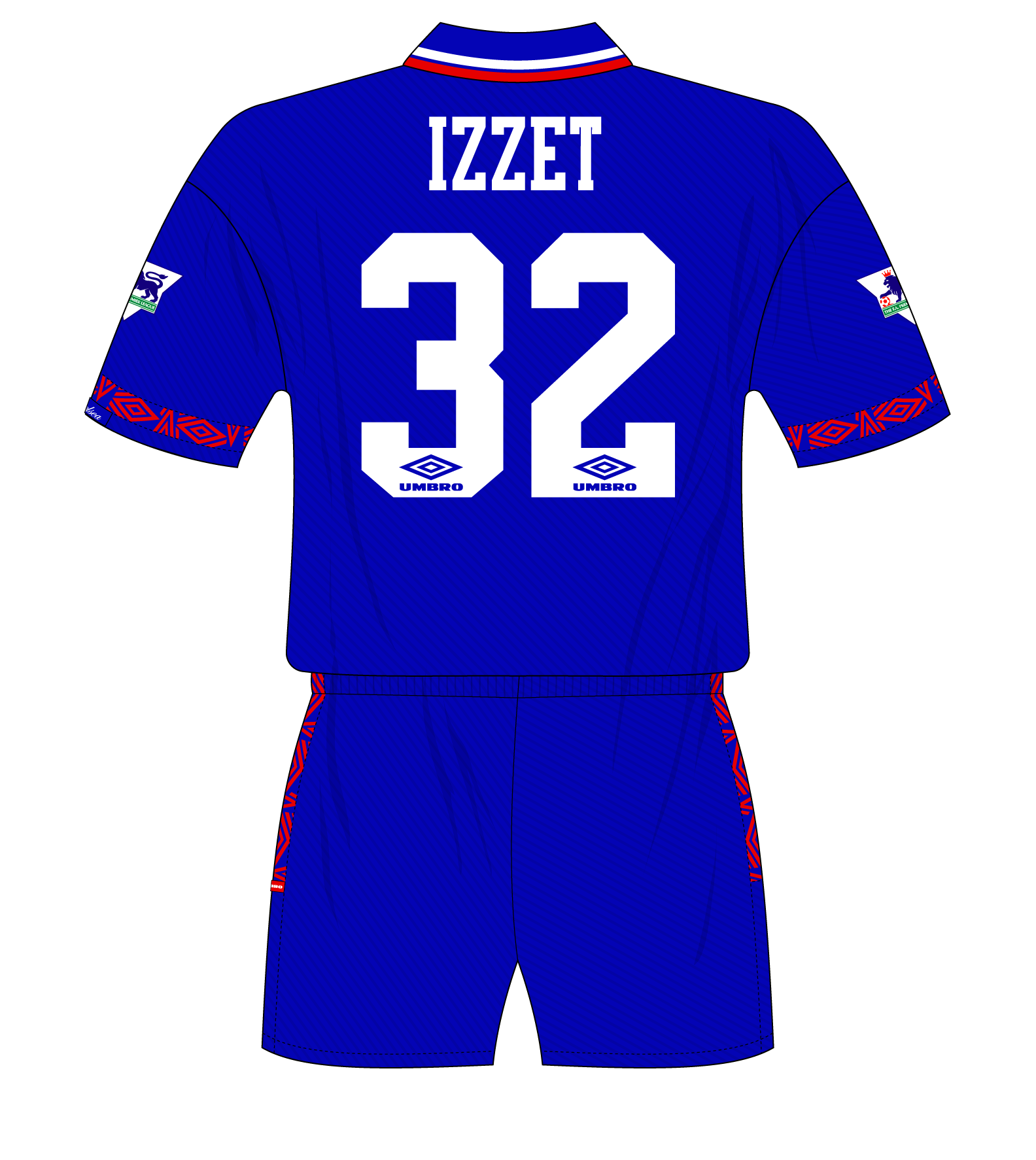 Chelsea-1993-1994-home-number-32-Izzet – Museum of Jerseys