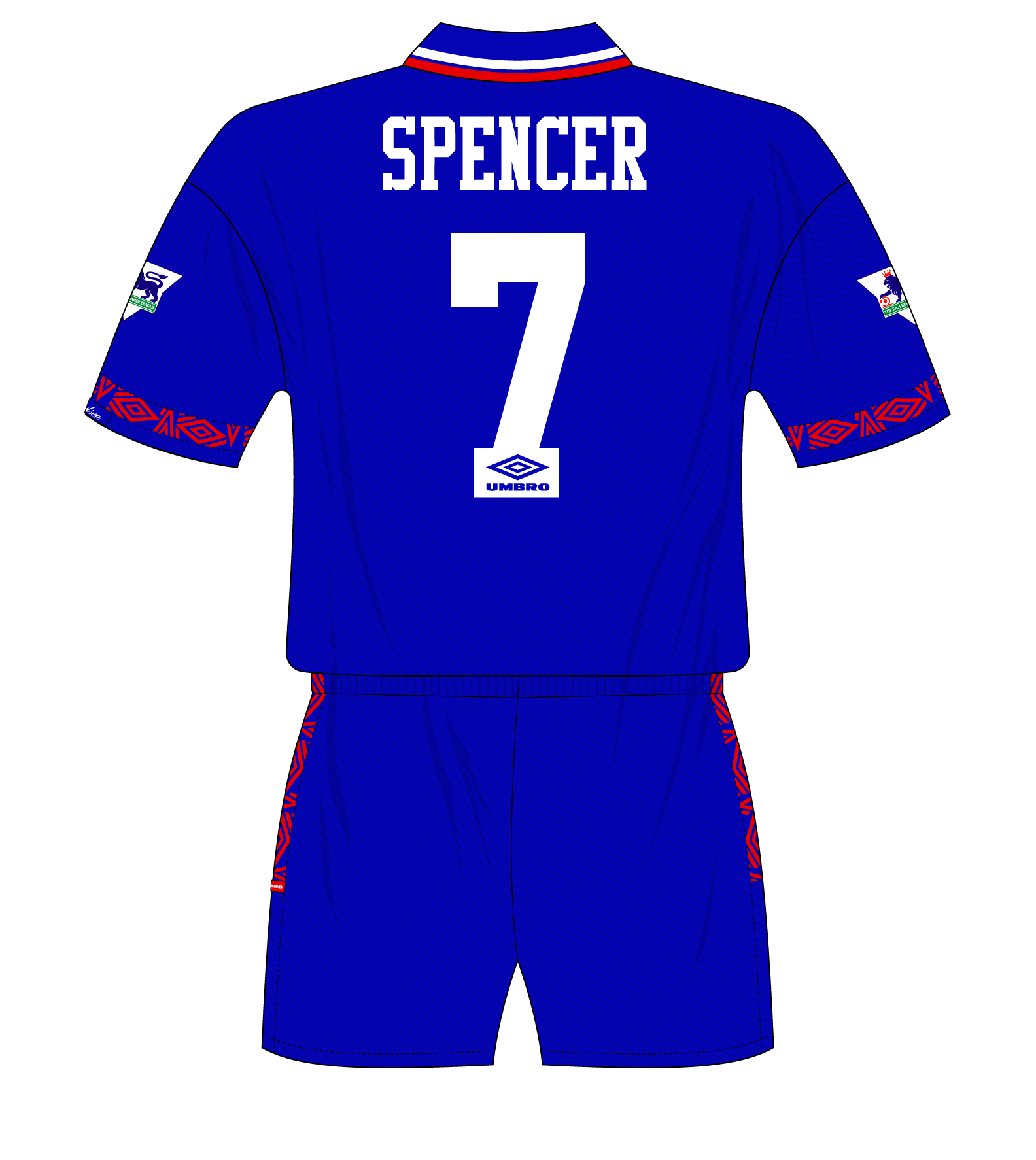 Premier League squad numbers, 1993-94 – Chelsea – MuseumofJerseys.com
