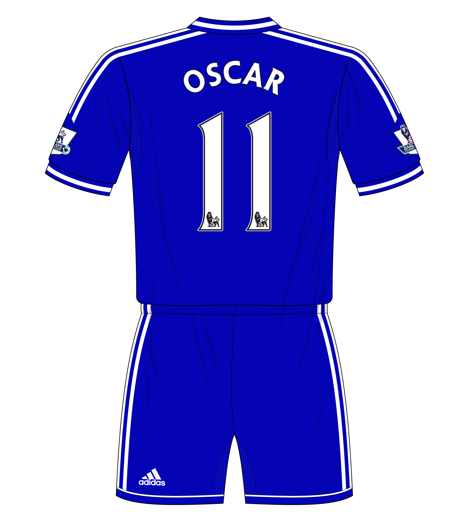 Chelsea-2013-2014-home-number-11-Oscar – Museum of Jerseys
