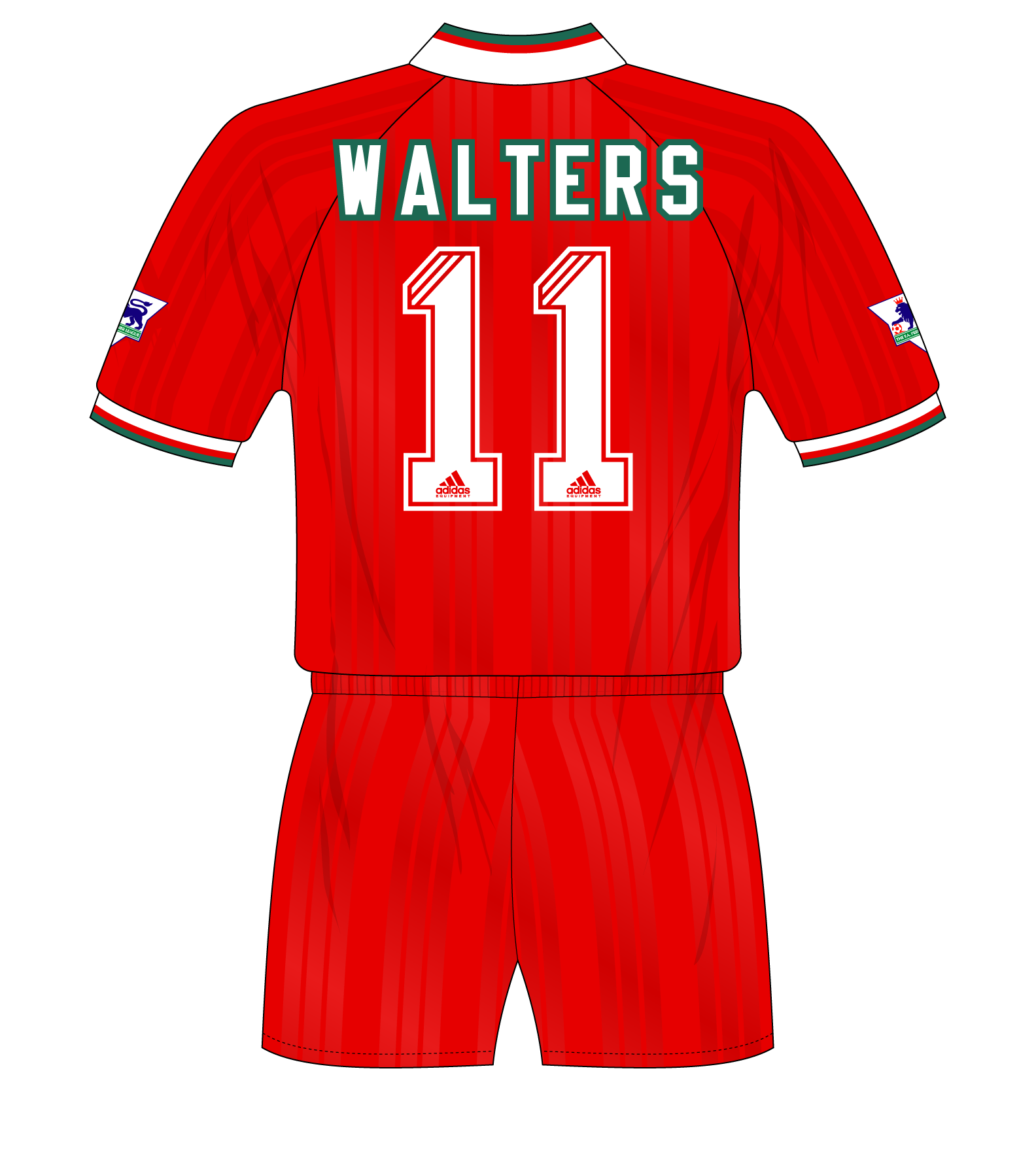 Liverpool-1993-1994-home-number-11-Walters – Museum of Jerseys