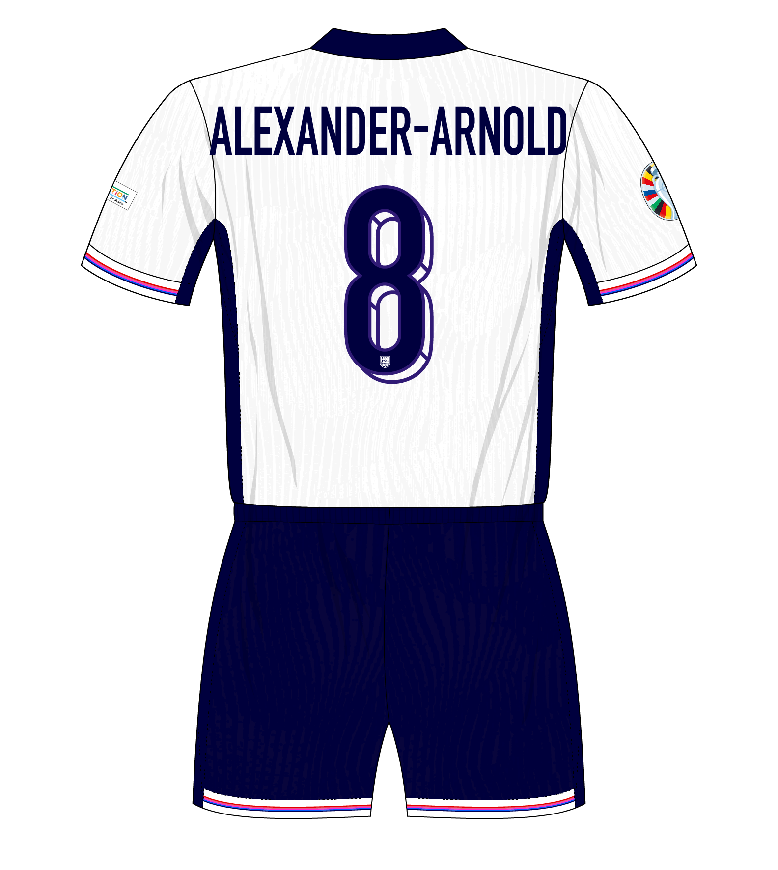 England-2024-Euro-home-number-8-Alexander-Arnold – Museum of Jerseys