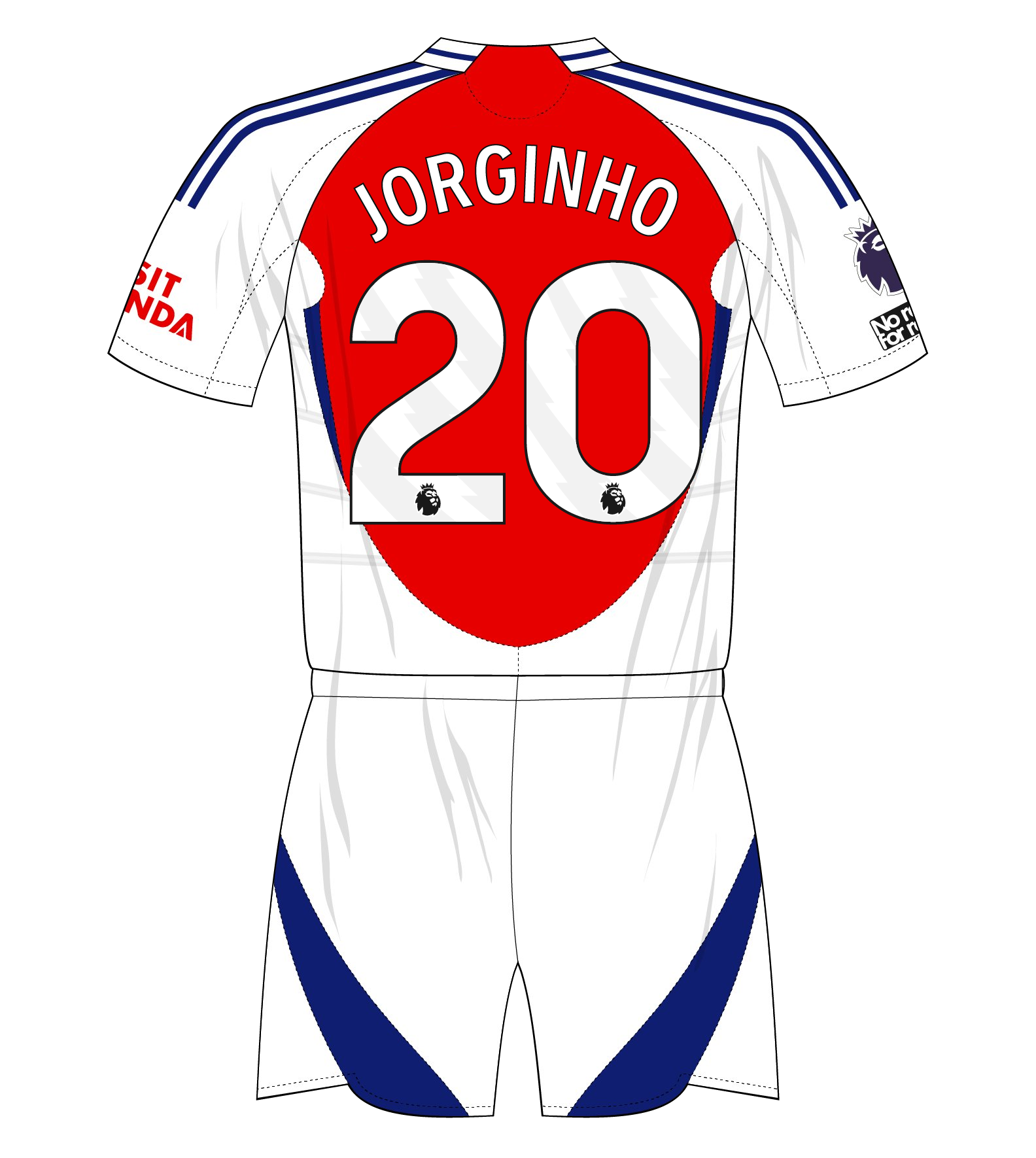 Arsenal-2024-205-home-number-20-Jorginho – Museum of Jerseys