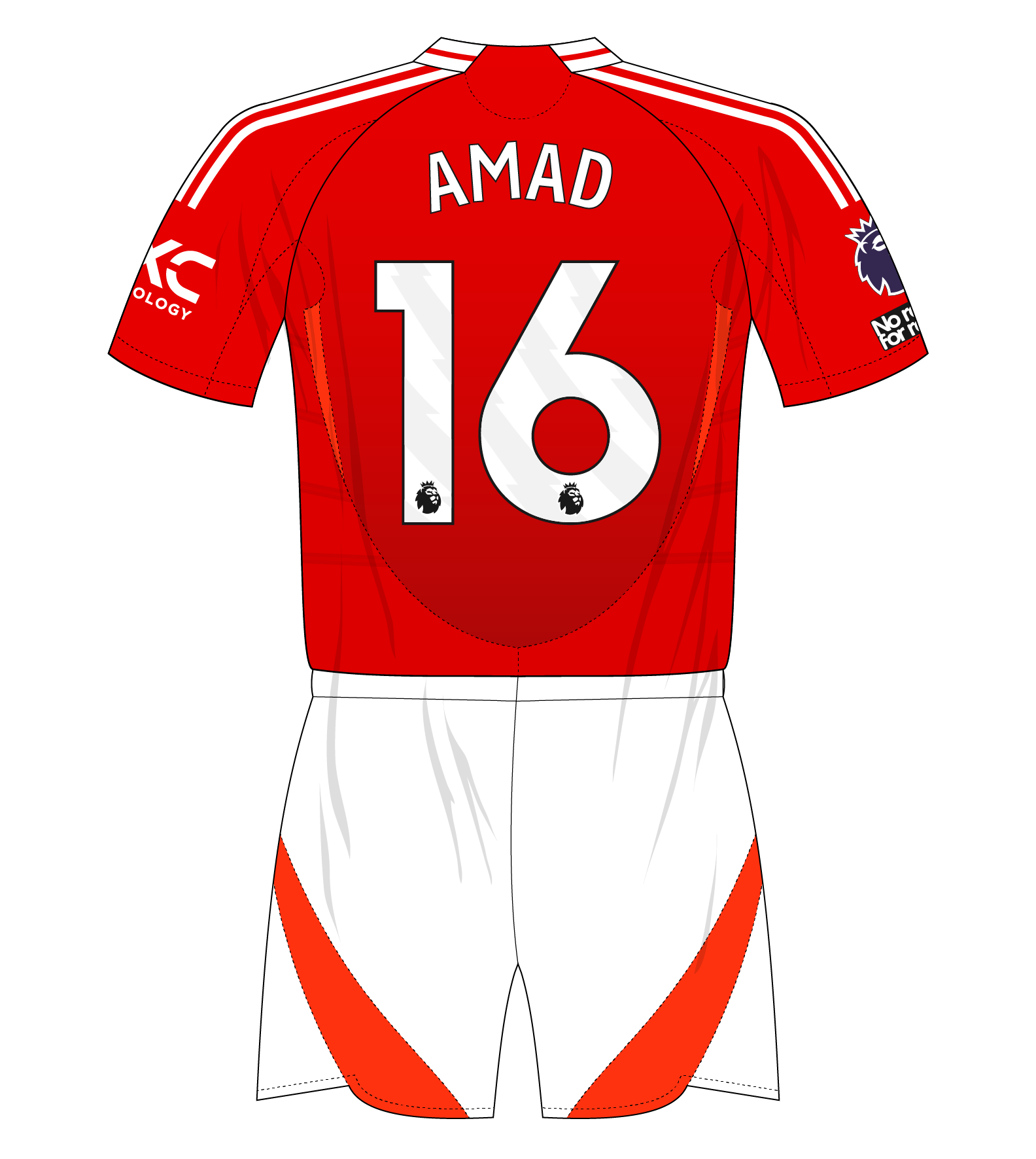 Manchester-United-2024-2025-home-number-16-Amad – Museum of Jerseys