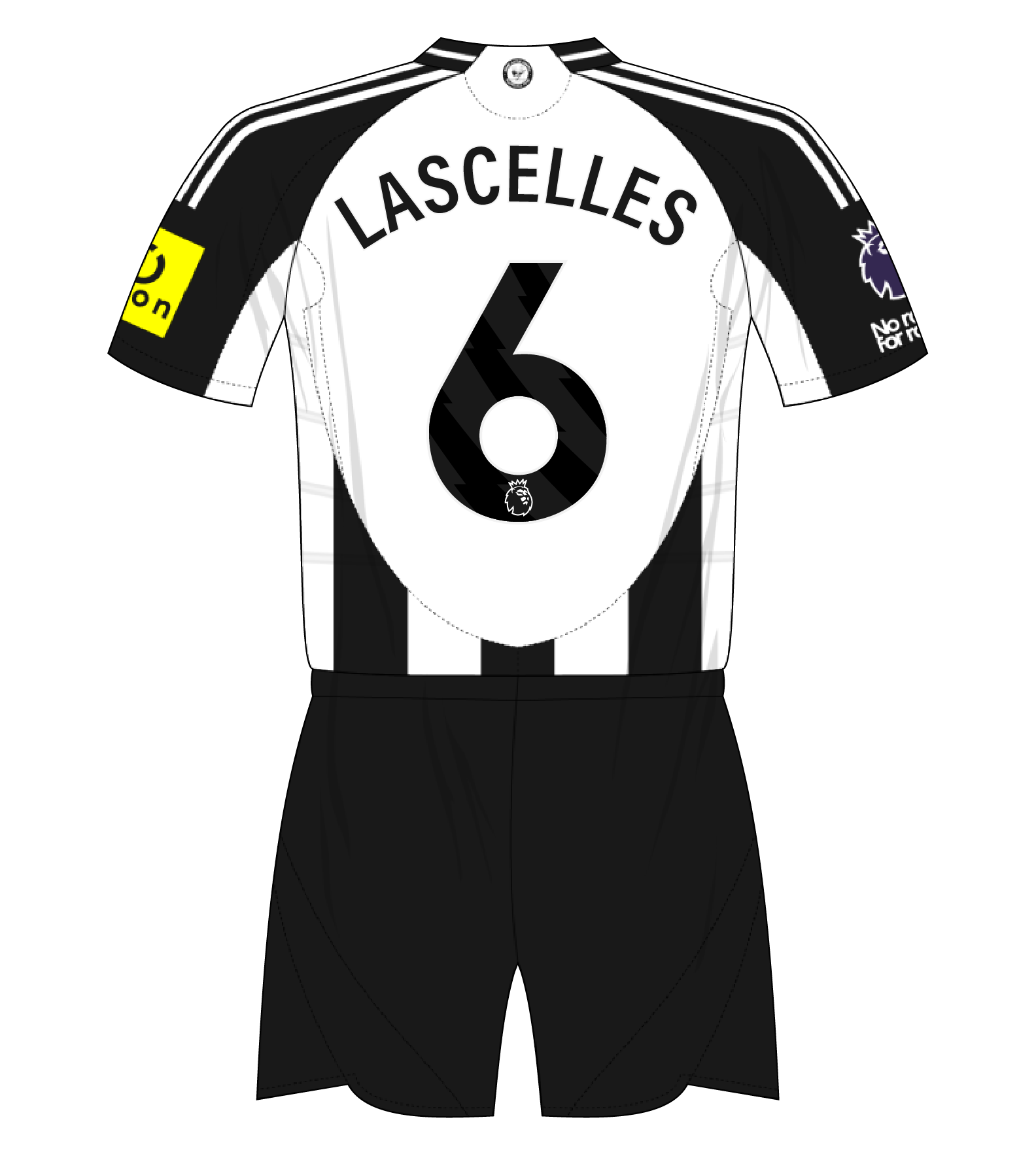 Newcastle-United-2024-2025-home-number-6_Lascelles – Museum of Jerseys