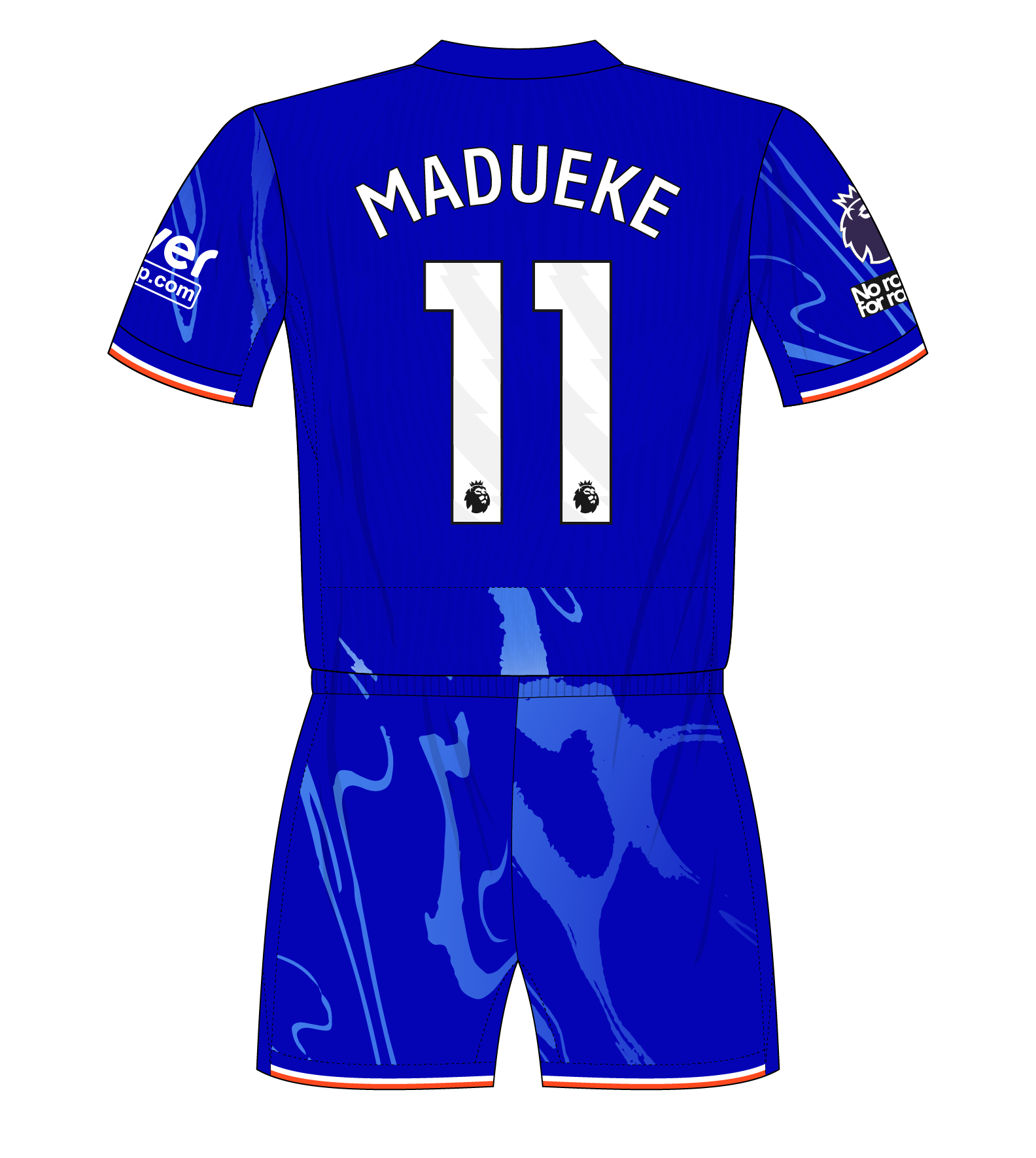 Chelsea-2024-2025-home-number-11-Madueke – Museum of Jerseys