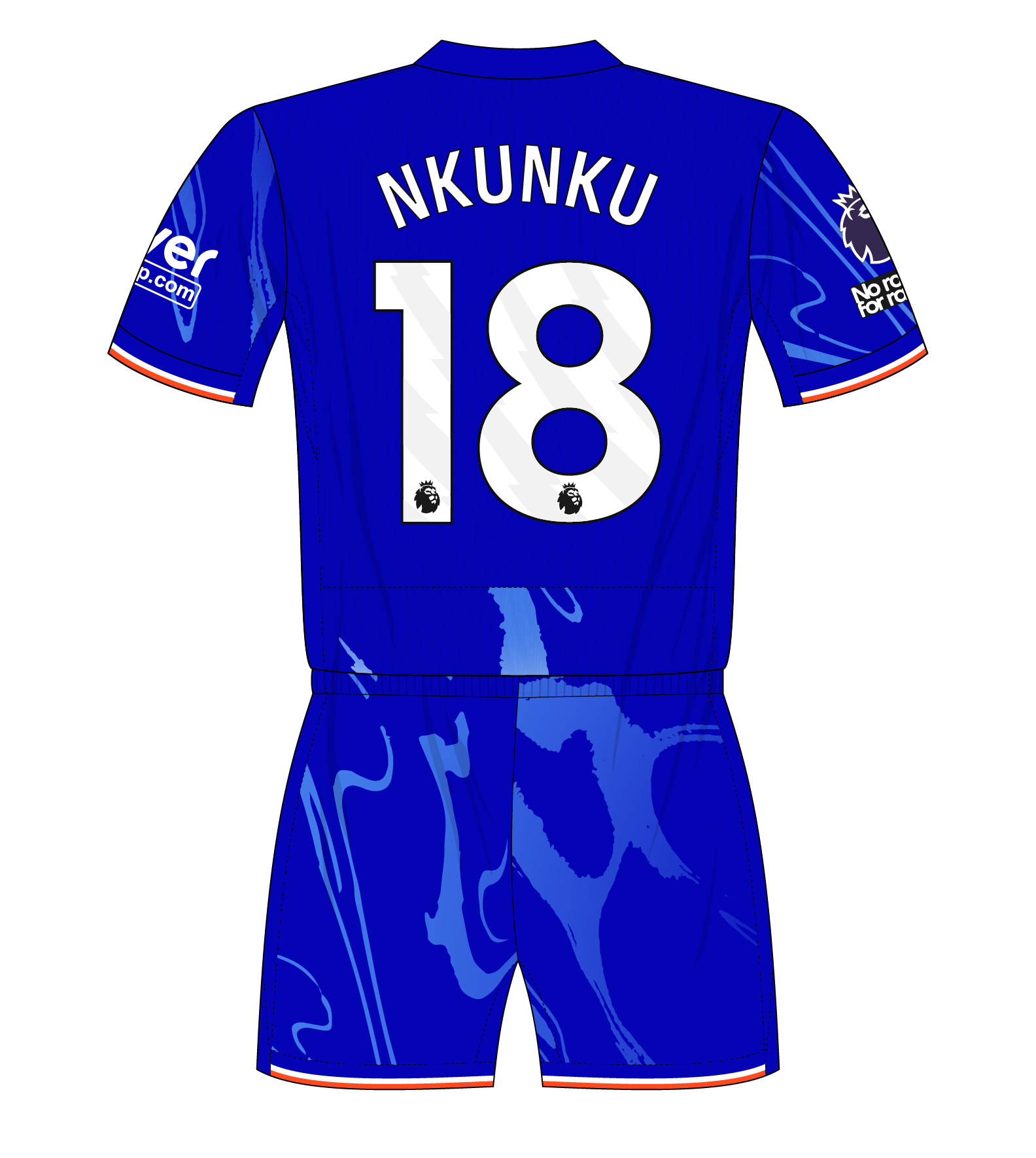 Chelsea-2024-2025-home-number-18-Nkunku – Museum of Jerseys