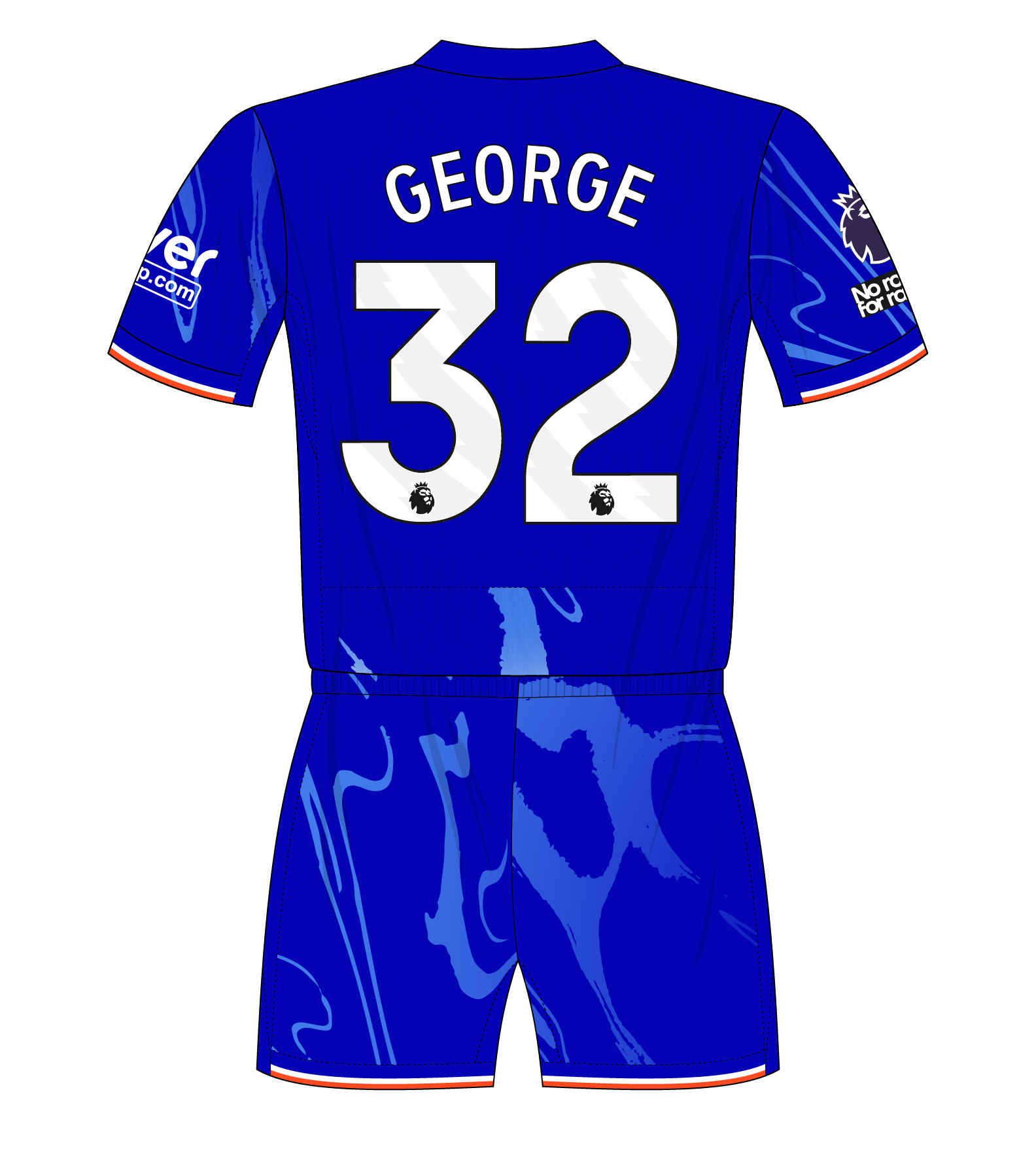 Chelsea-2024-2025-home-number-32-George – Museum of Jerseys