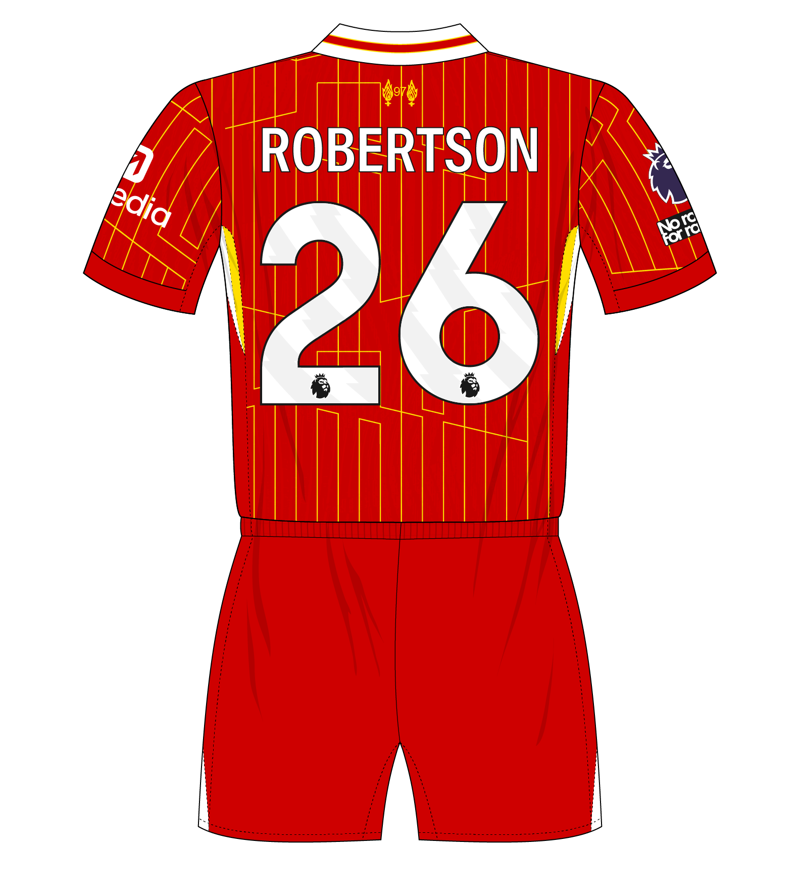 Liverpool-2024-2025-home-number-26-Robertson – Museum of Jerseys
