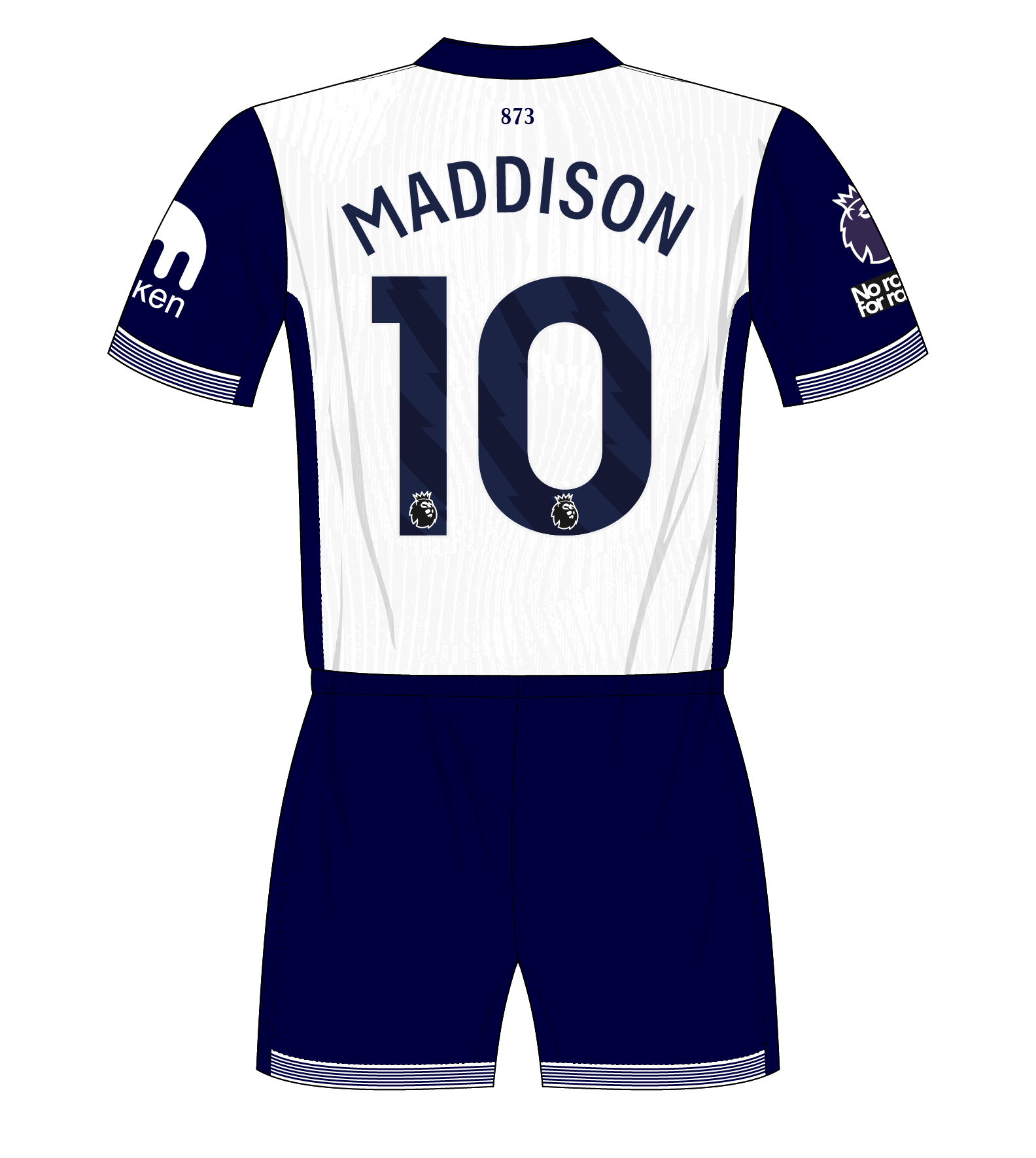 Tottenham-Hotspur-2024-2025-home-number-10-Maddison – Museum of Jerseys