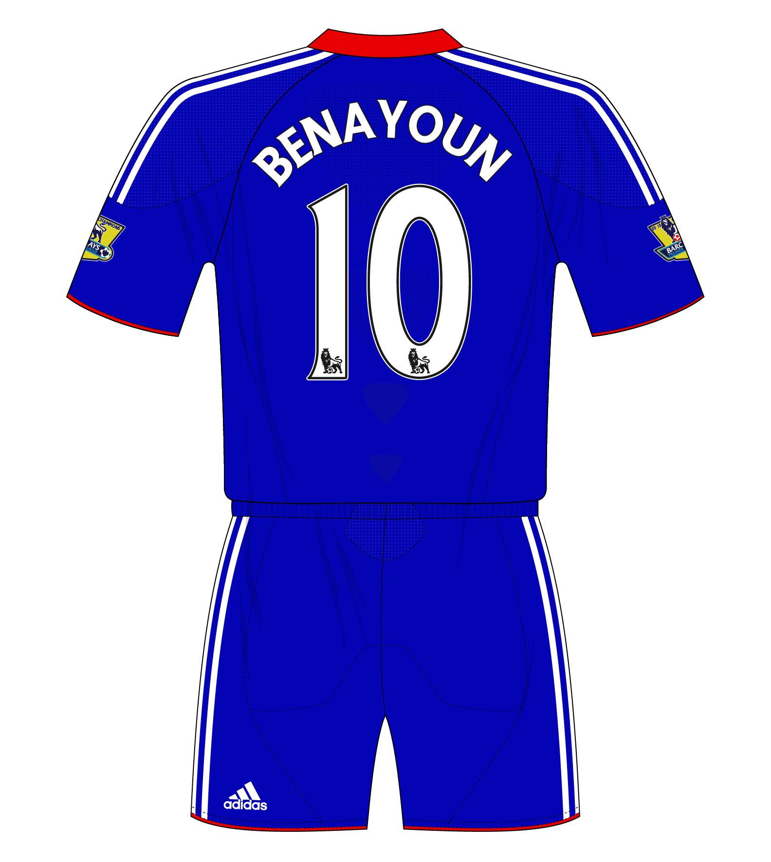 Chelsea-2010-2011-home-number-10-Benayoun – Museum of Jerseys